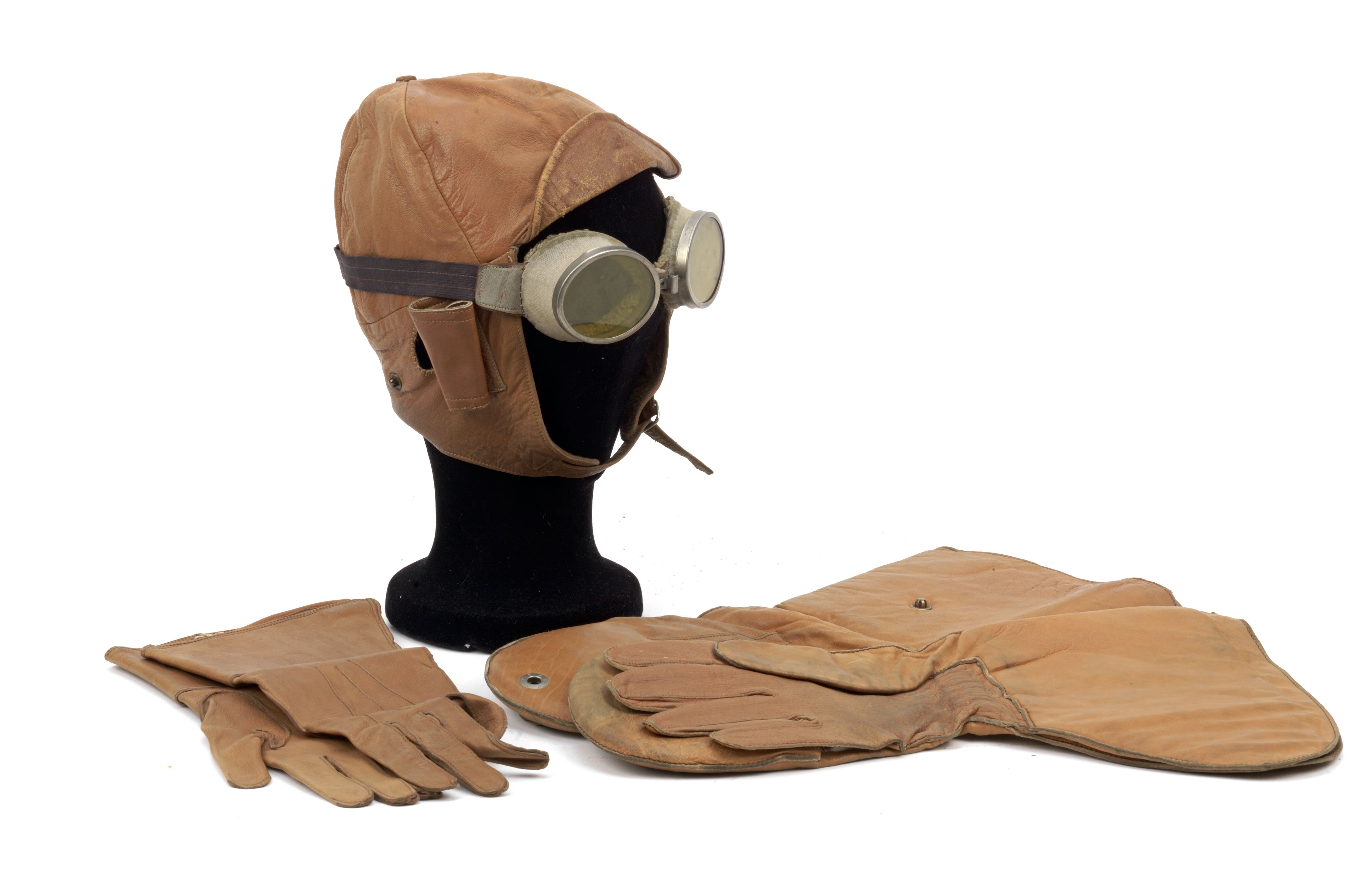 Bonhams Cars : Two pairs of ladies' and gents' Edwardian brown leather ...