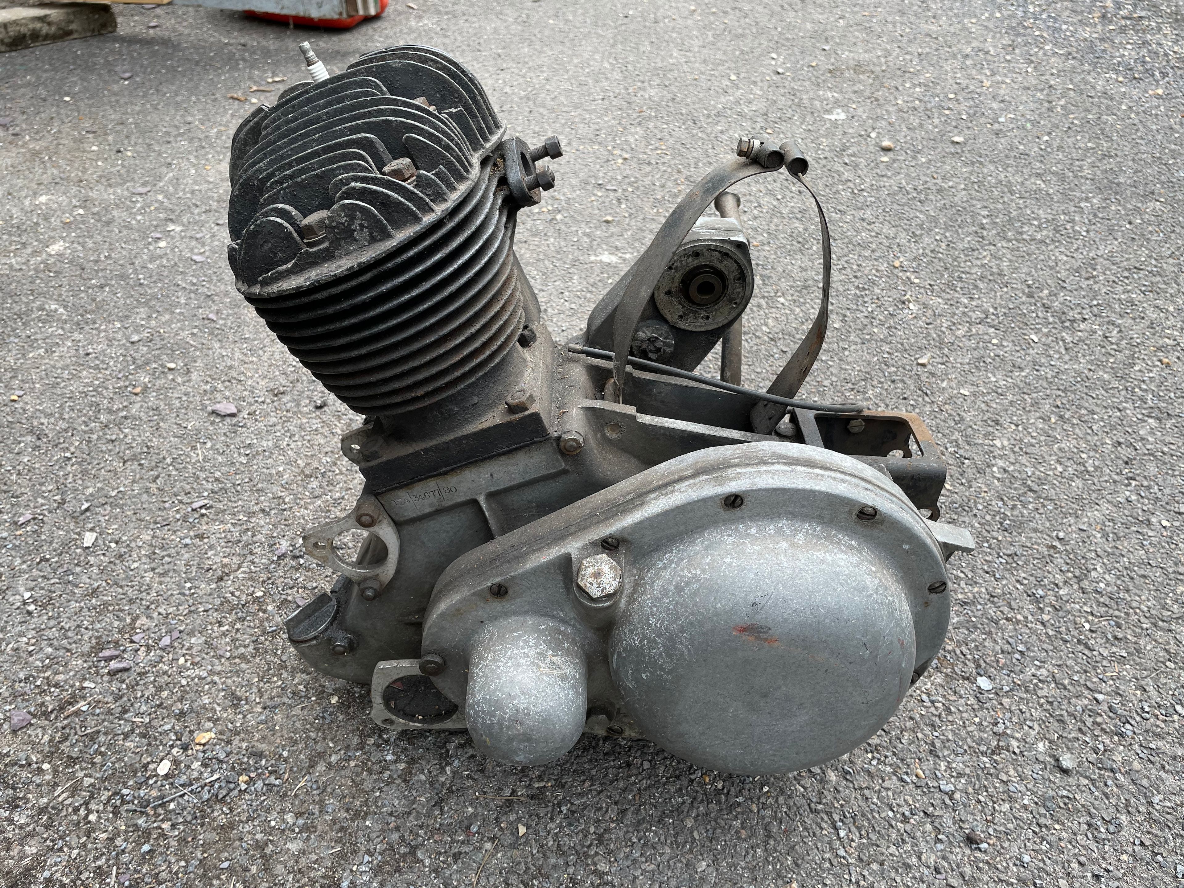 Bonhams Cars : A New Imperial model 80 motorcycle engine,