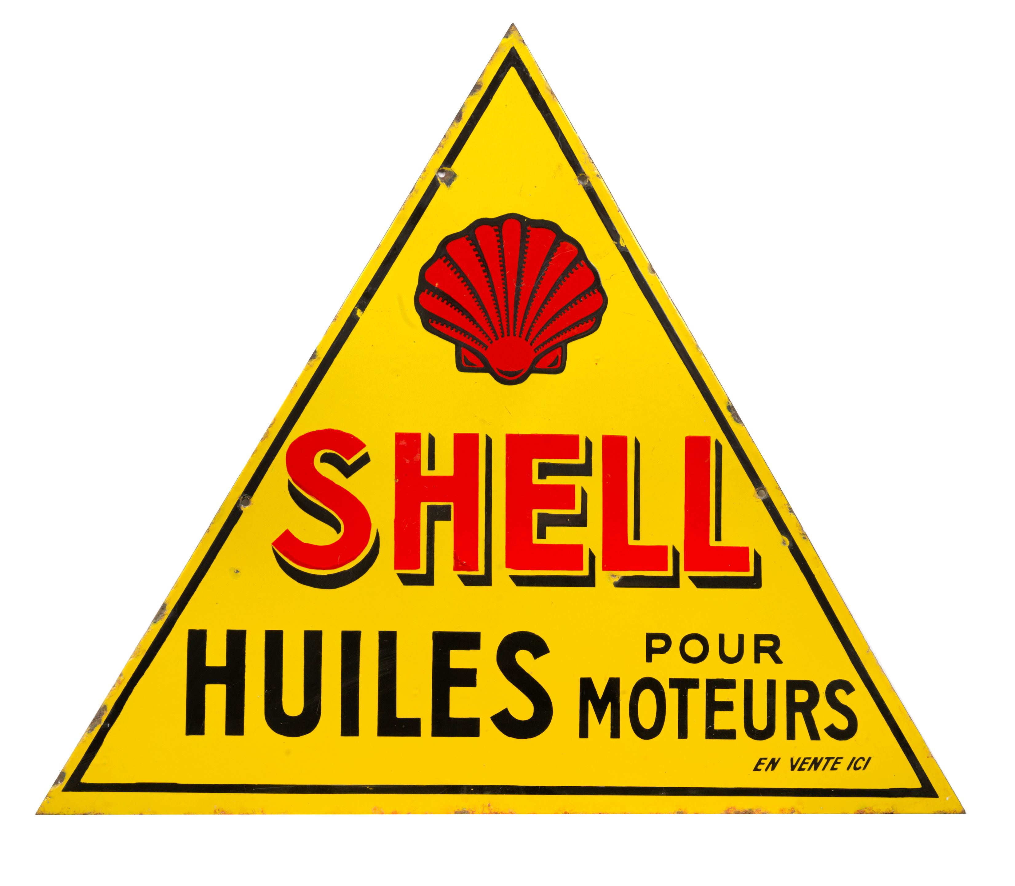 Bonhams Cars : A triangular 'Shell Huiles Pour Moteurs En Vente Ici ...