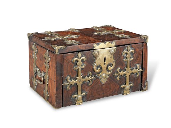 Bonhams : A late 17th / early 18th century Franco-Flemish brass mounted ...