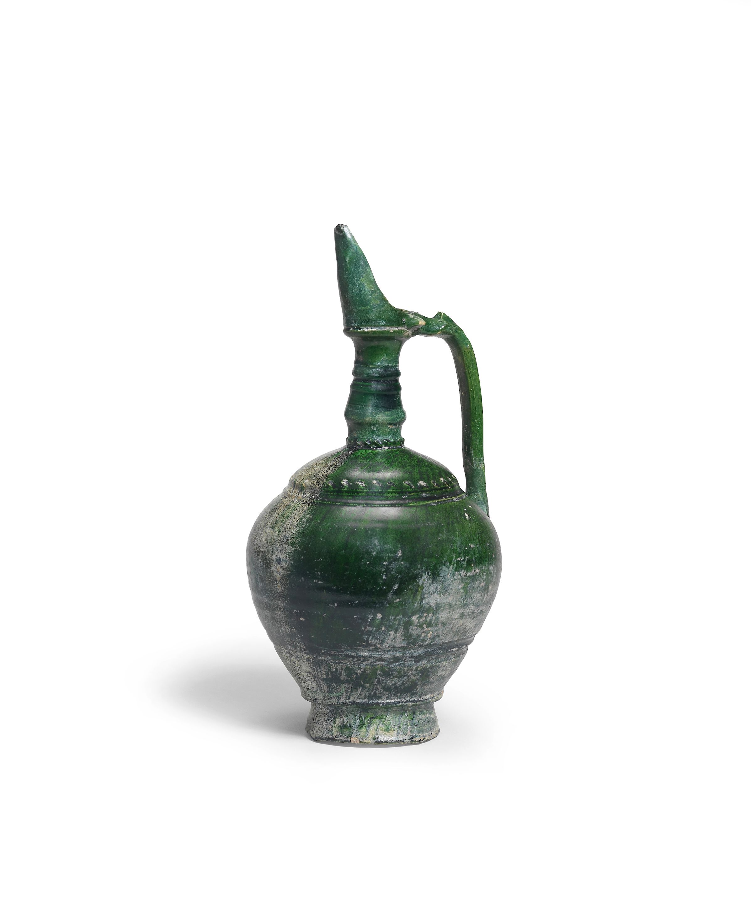 Bonhams : An Umayyad monochrome pottery ewer Syria or Mesopotamia, 8th ...