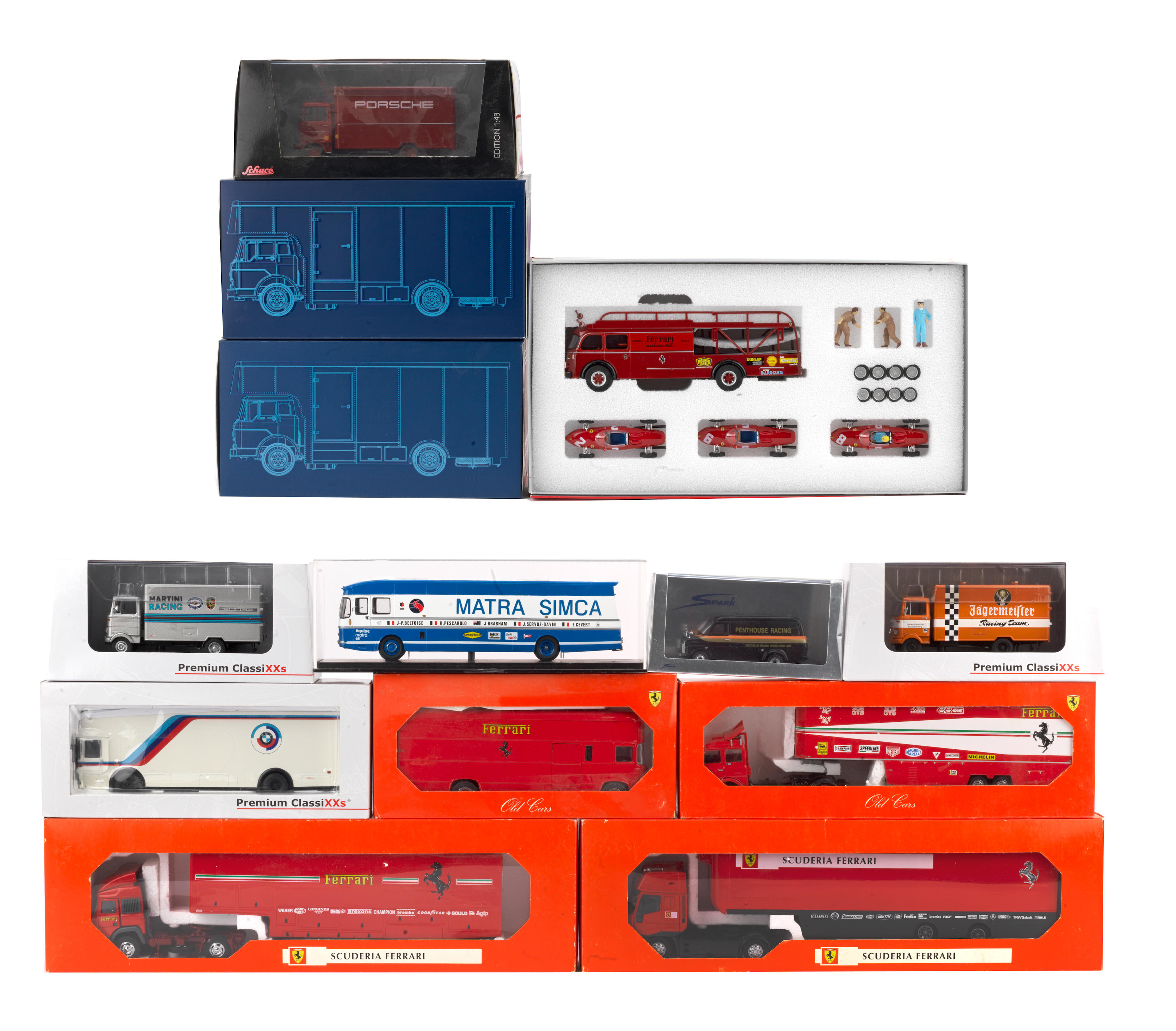 Bonhams Cars Assorted Boxed 143 Scale Models Of Motor Racing Car