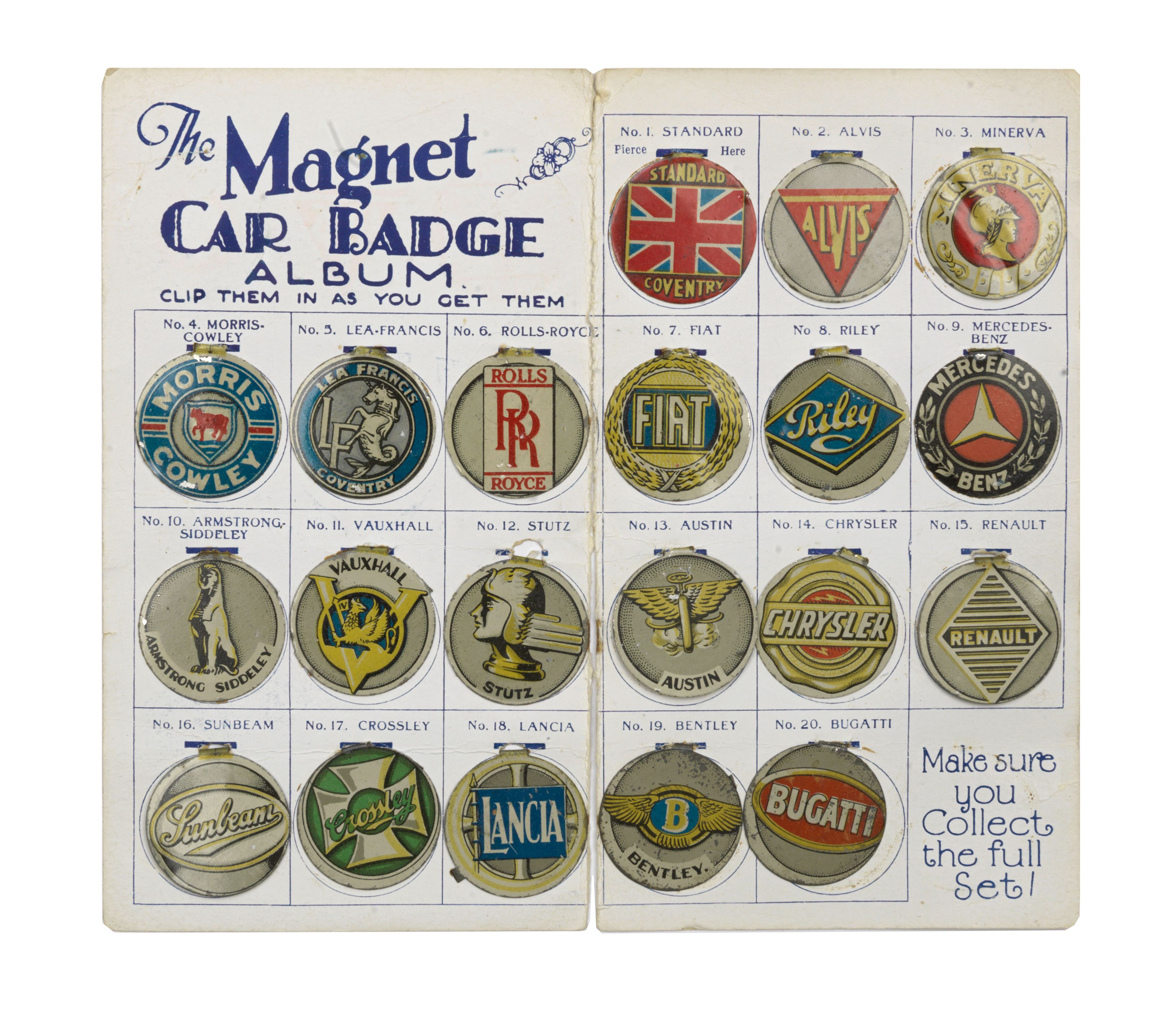 Bonhams Cars : 'The Magnet' Motor Car Badge Album,