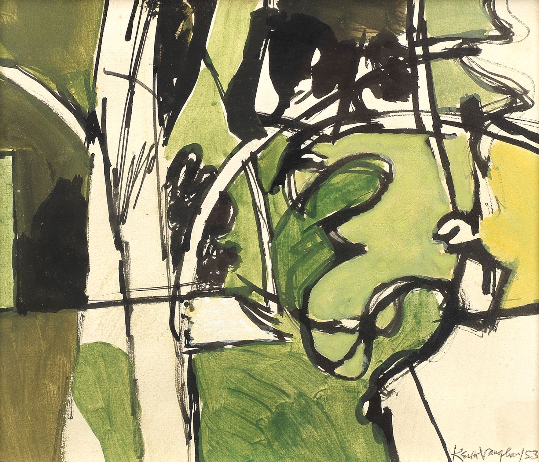 Bonhams : Keith Vaughan (British, 1912-1977) Study For The Garden