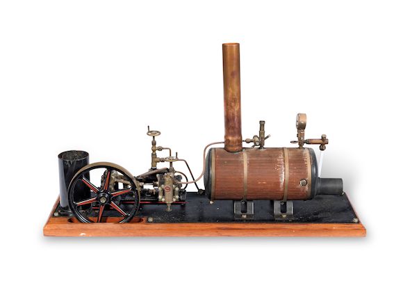 Bonhams : A MAXWELL HEMMENS LIVE STEAM MODEL OF 'THE CATON BOILER ...
