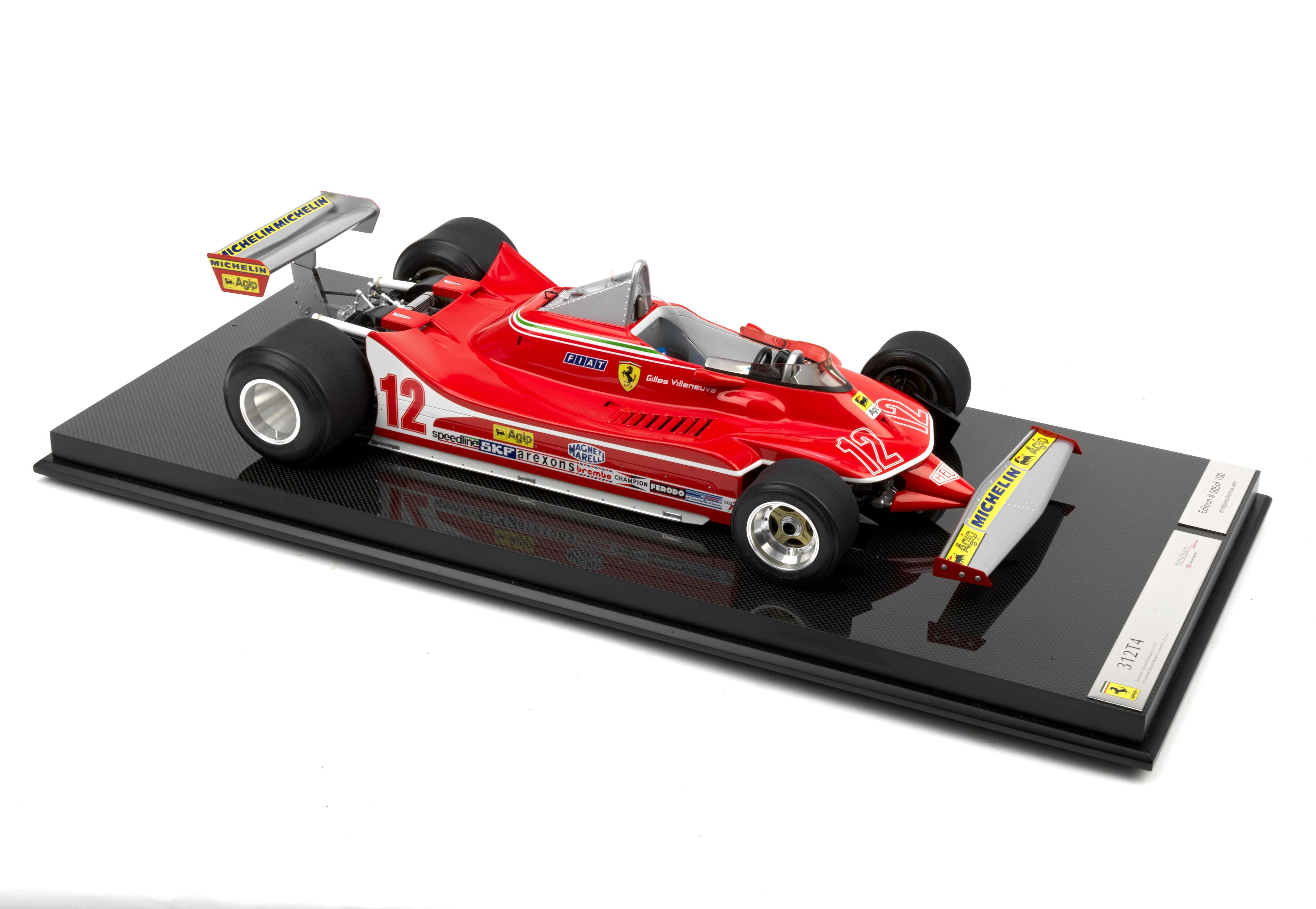 Bonhams Cars : A 1:8 scale limited edition model of Gilles Villeneuve's ...