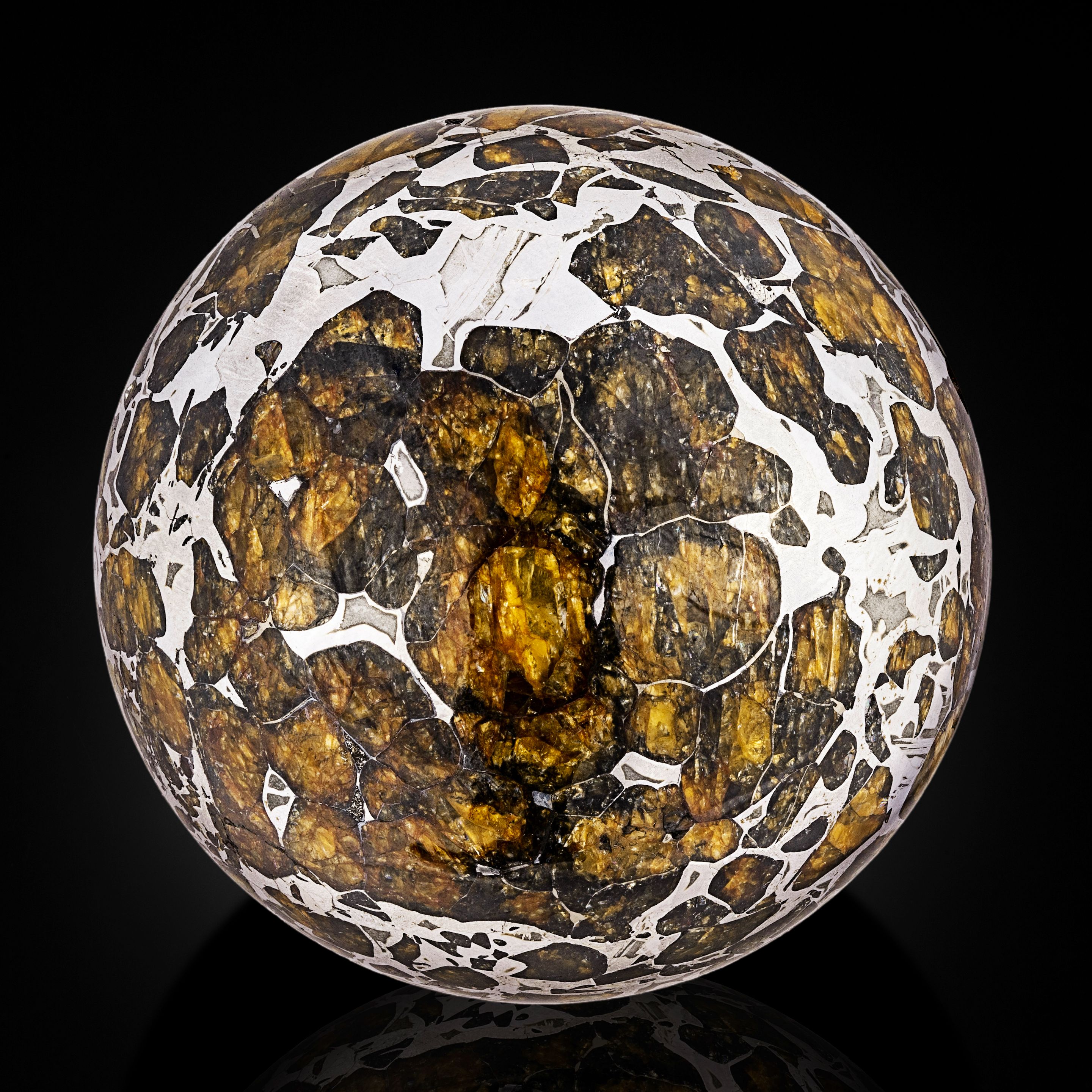 Bonhams : Seymchan Pallasitic Meteorite Sphere