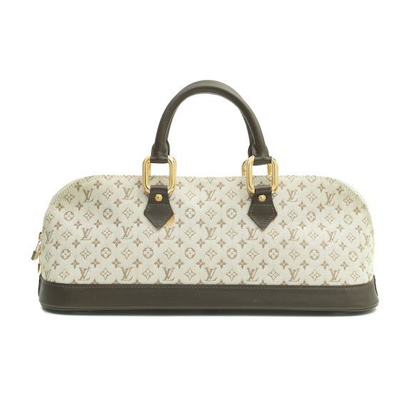 Bonhams : Louis Vuitton a Khaki Monogram Mini Lin Alma Long 2001 ...