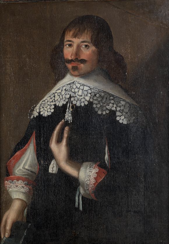 Bonhams : Circle of Gilbert Jackson (active England 1621-1642) A three ...