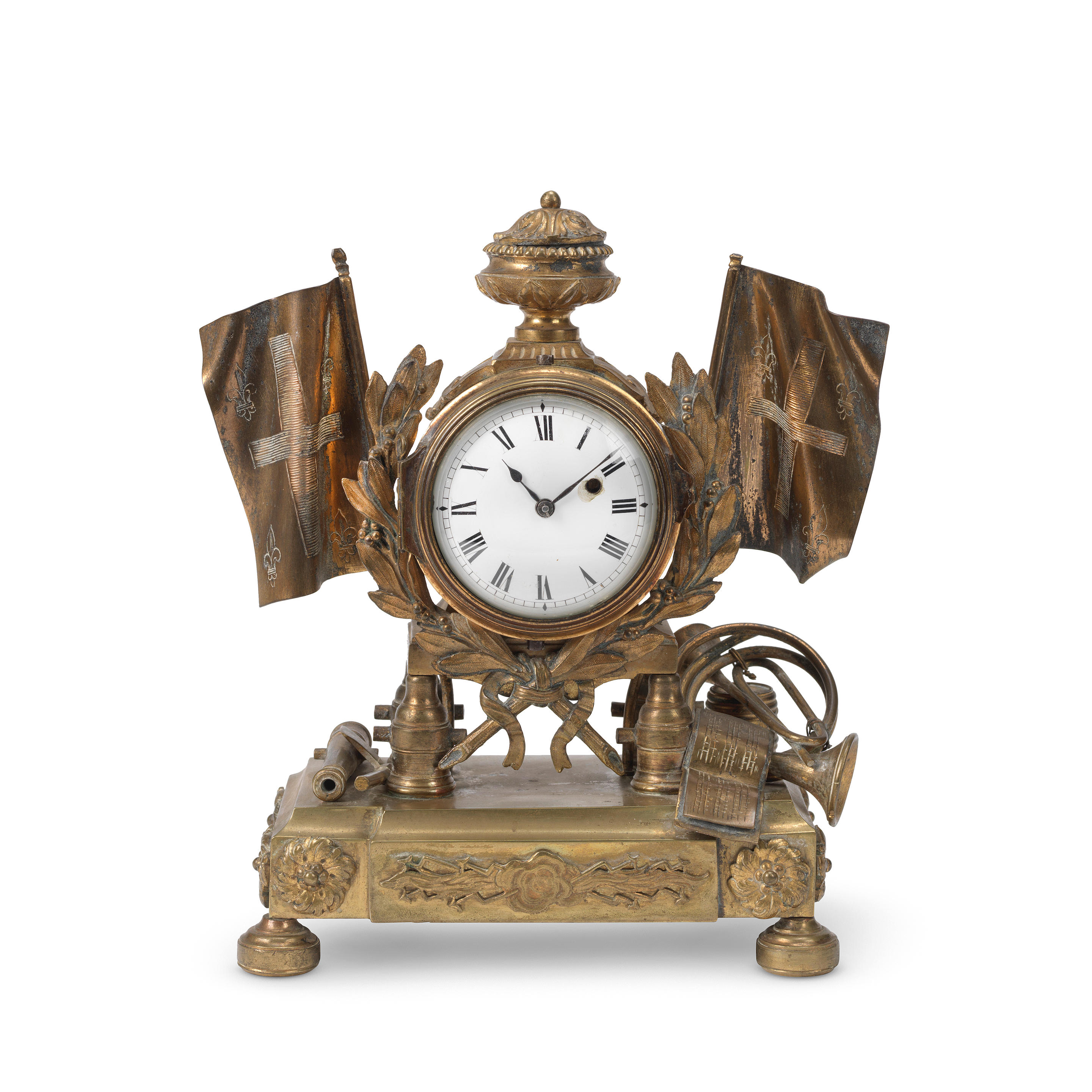 Bonhams An Early 20th Century French Gilt Brass Pendule Dofficier
