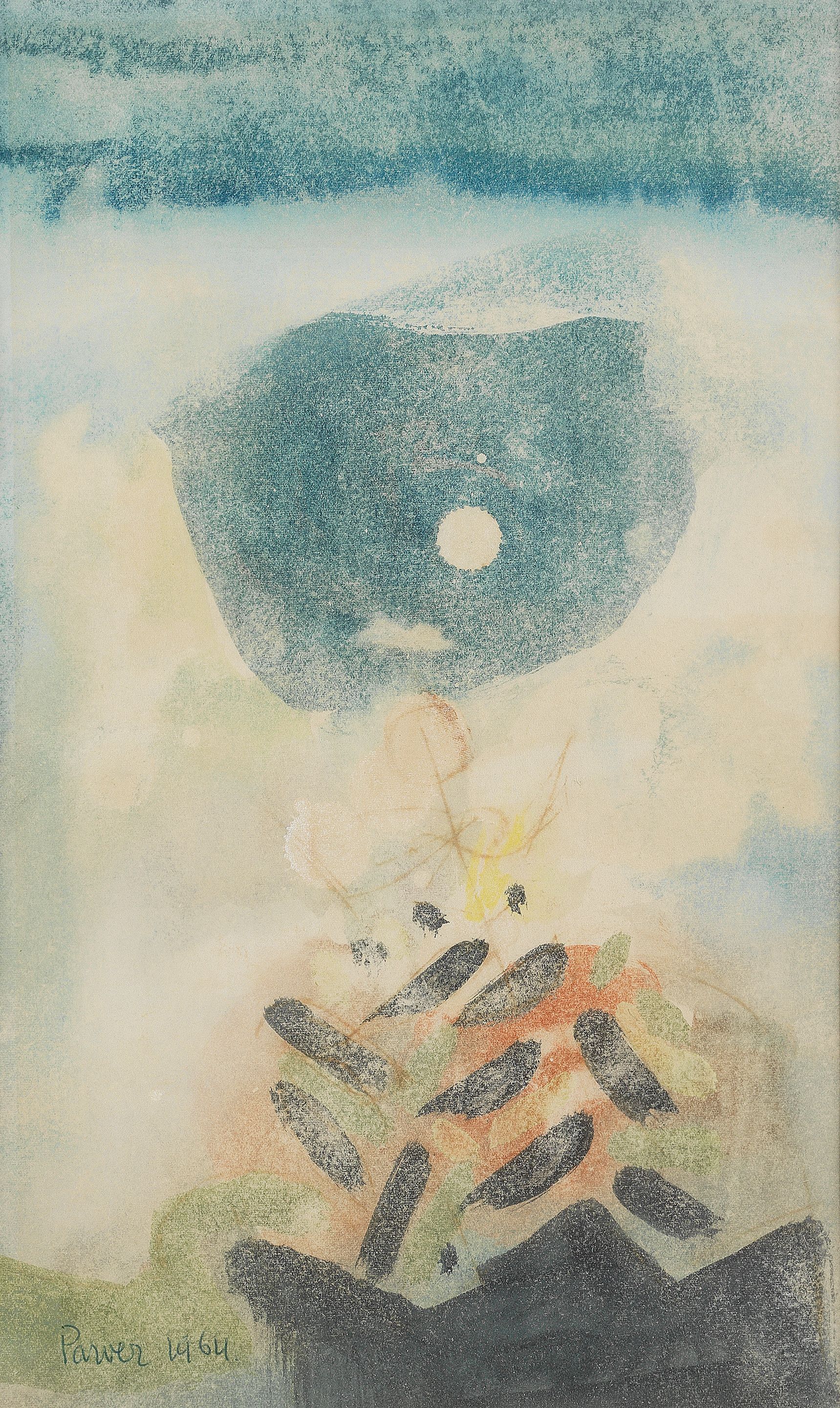 Bonhams : Ahmed Parvez (Pakistani, 1926-1979) Untitled (Metaphorical ...