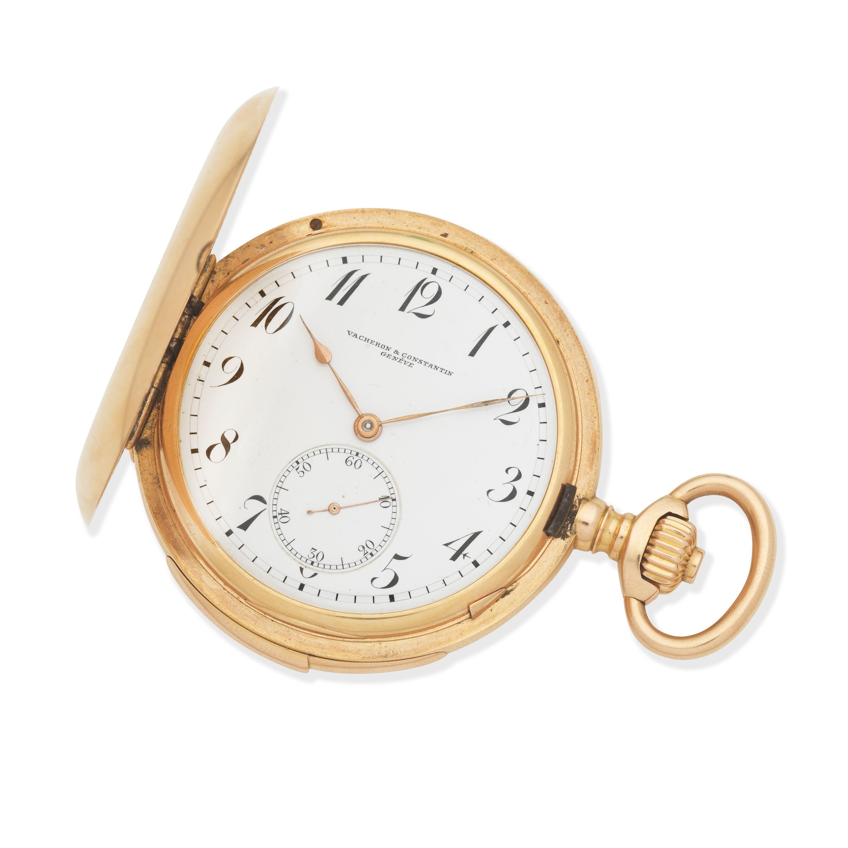 Bonhams : Vacheron & Constantin. An 18K gold keyless wind full hunter ...