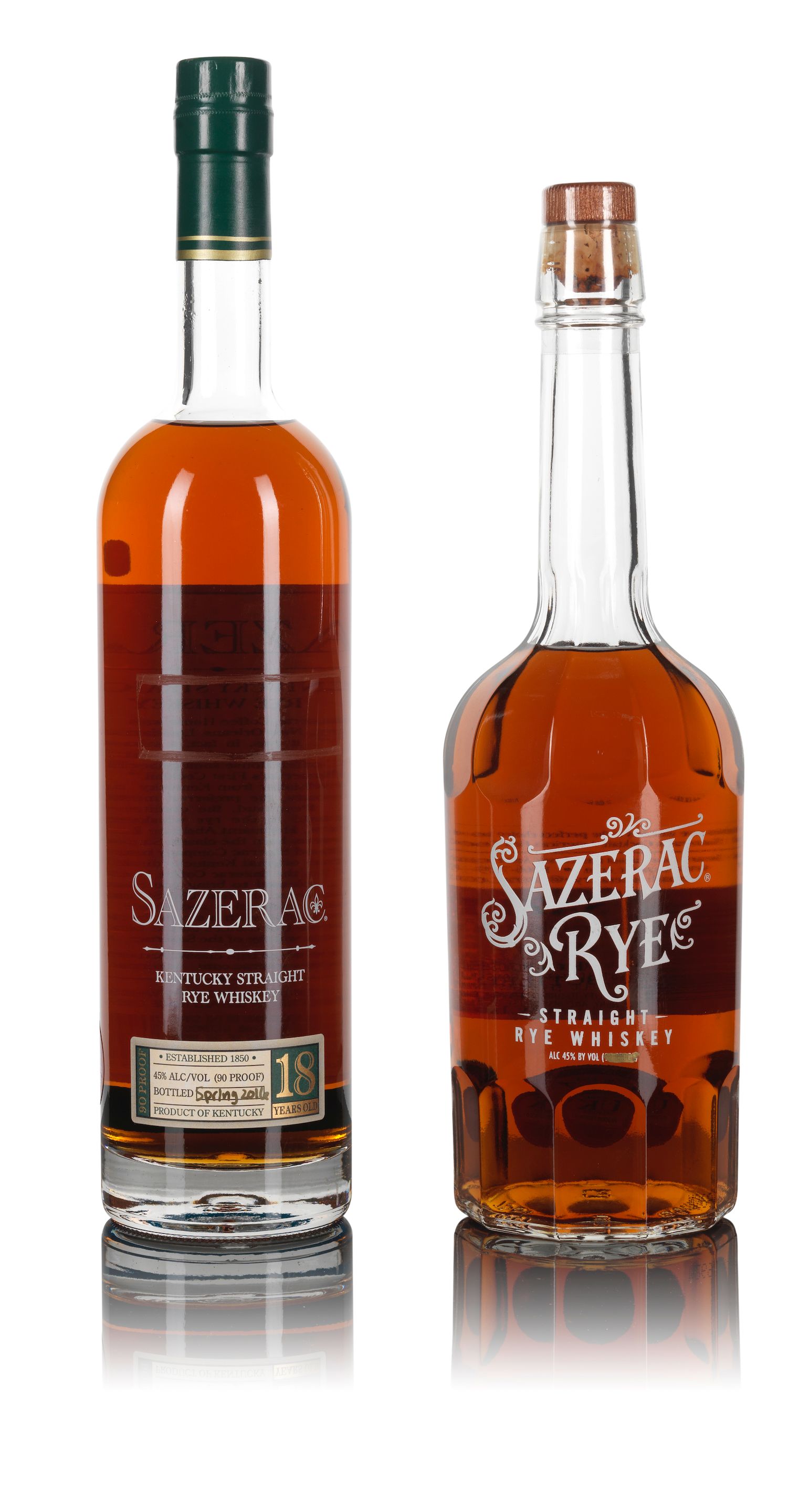 Bonhams : Sazerac-18 year old (1) Sazerac Rye (1)