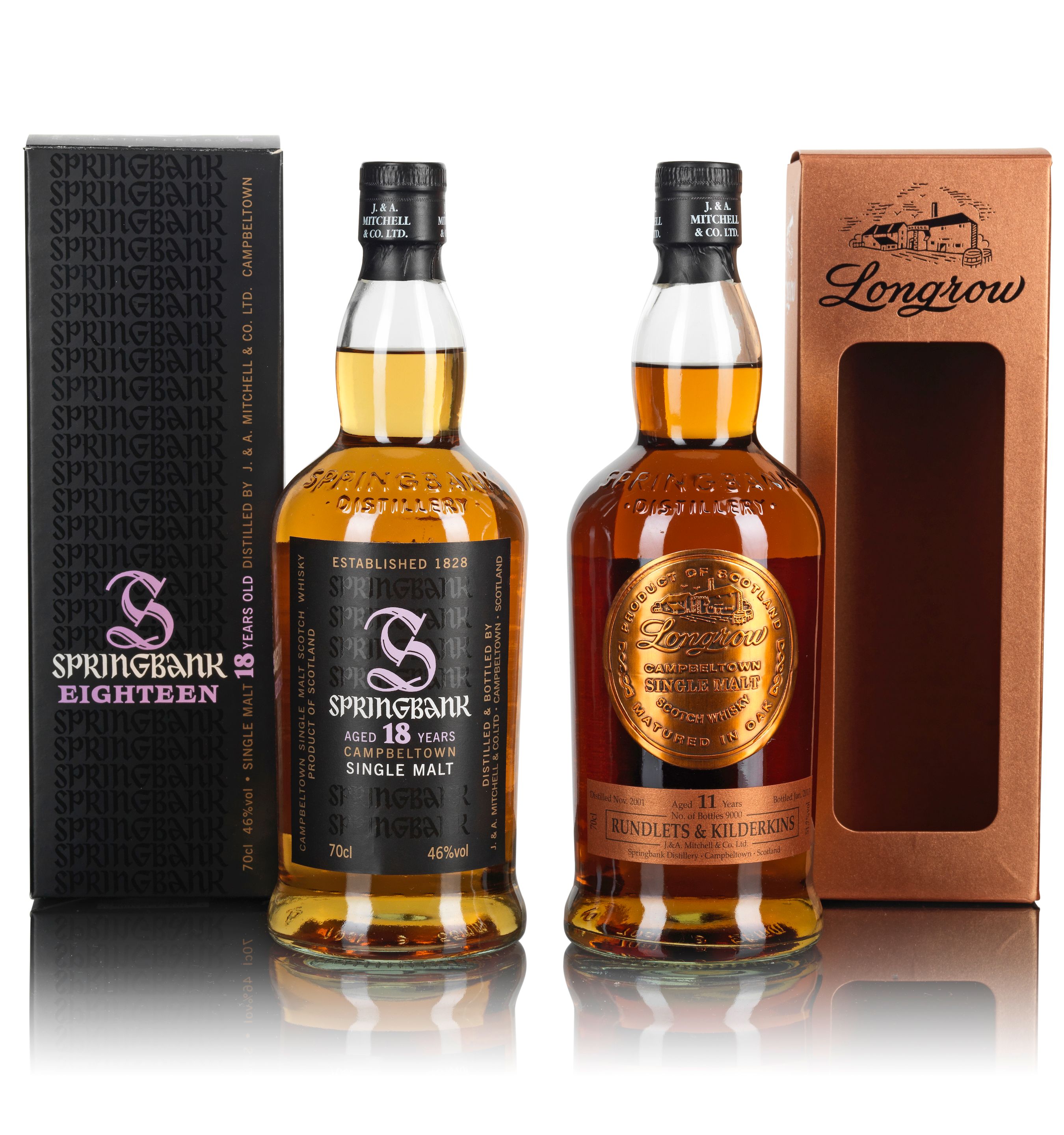 Bonhams : Springbank-18 year old Longrow-11 year old