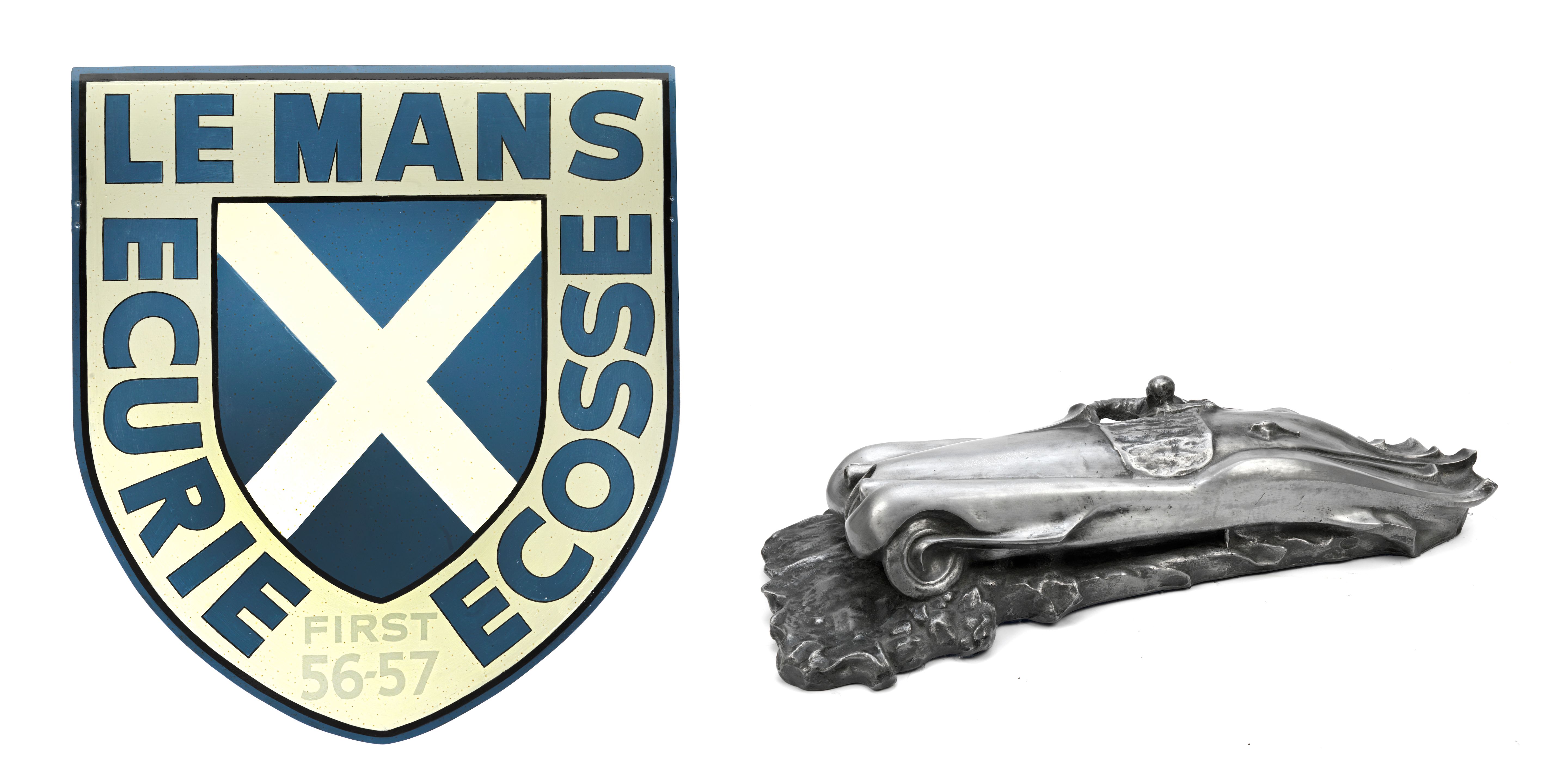 Bonhams Cars : A hand-painted 'Ecurie Ecosse Jaguar Le Mans' garage ...