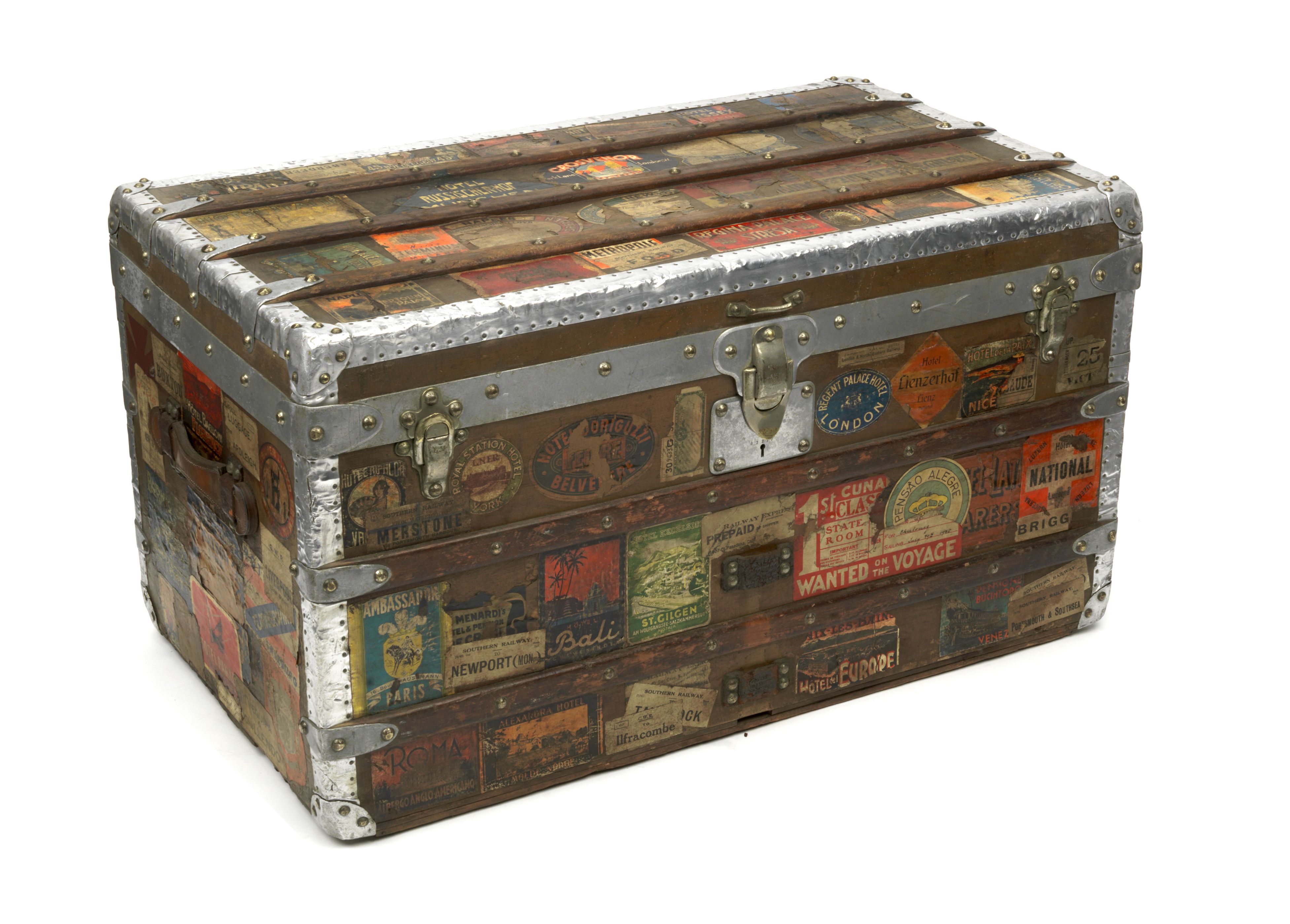 Bonhams Cars : A Louis Vuitton 'Lightweight' cabin trunk, circa 1898,