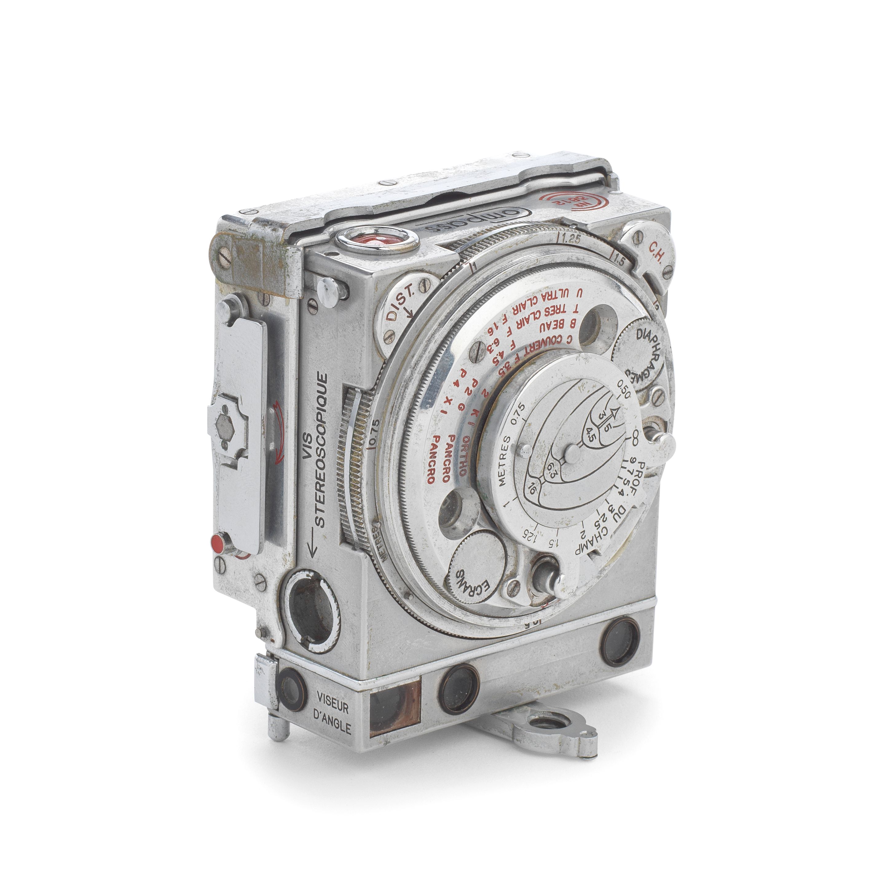 Bonhams : A LECOULTRE COMPASS CAMERA, SWISS, MID-20TH CENTURY,