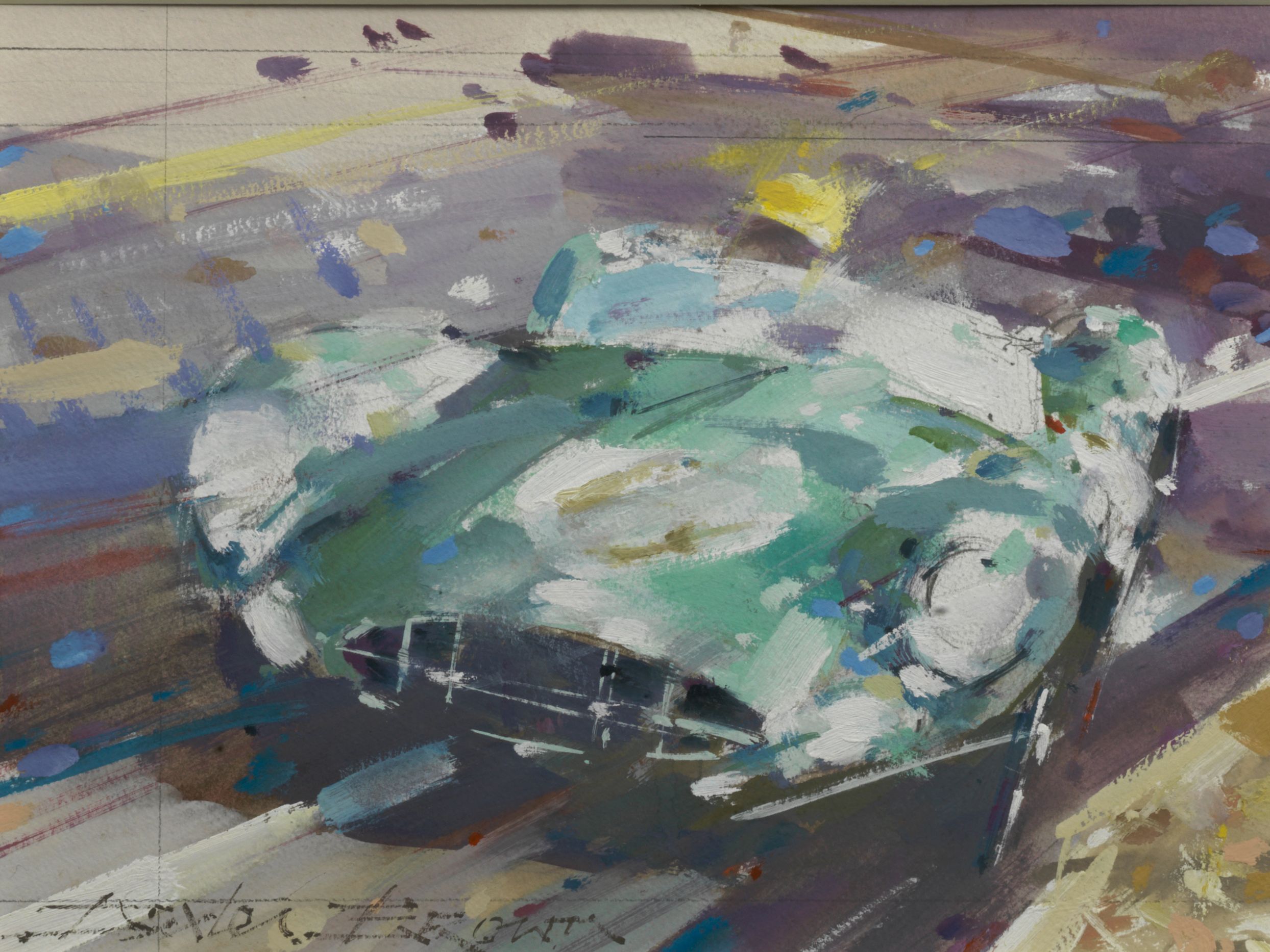 Bonhams Cars : Dexter Brown (British, 1942- ) 'Paul Frere, Le Mans 59',