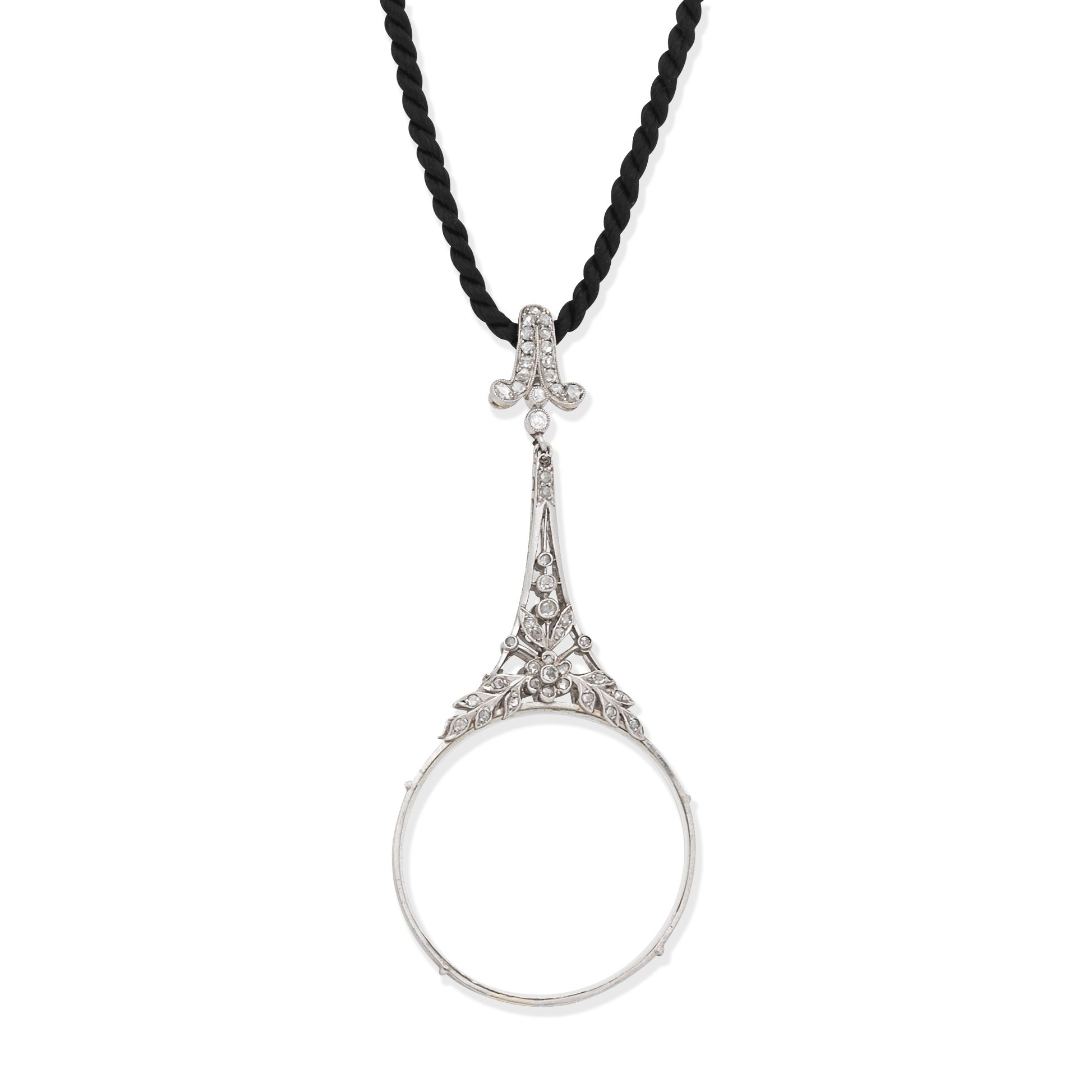 Bonhams : DIAMOND SET LORGNETTE,