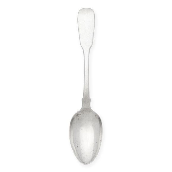 Bonhams : AN EARLY VICTORIAN FIDDLE PATTERN TEASPOON BY Andrew Davidson ...