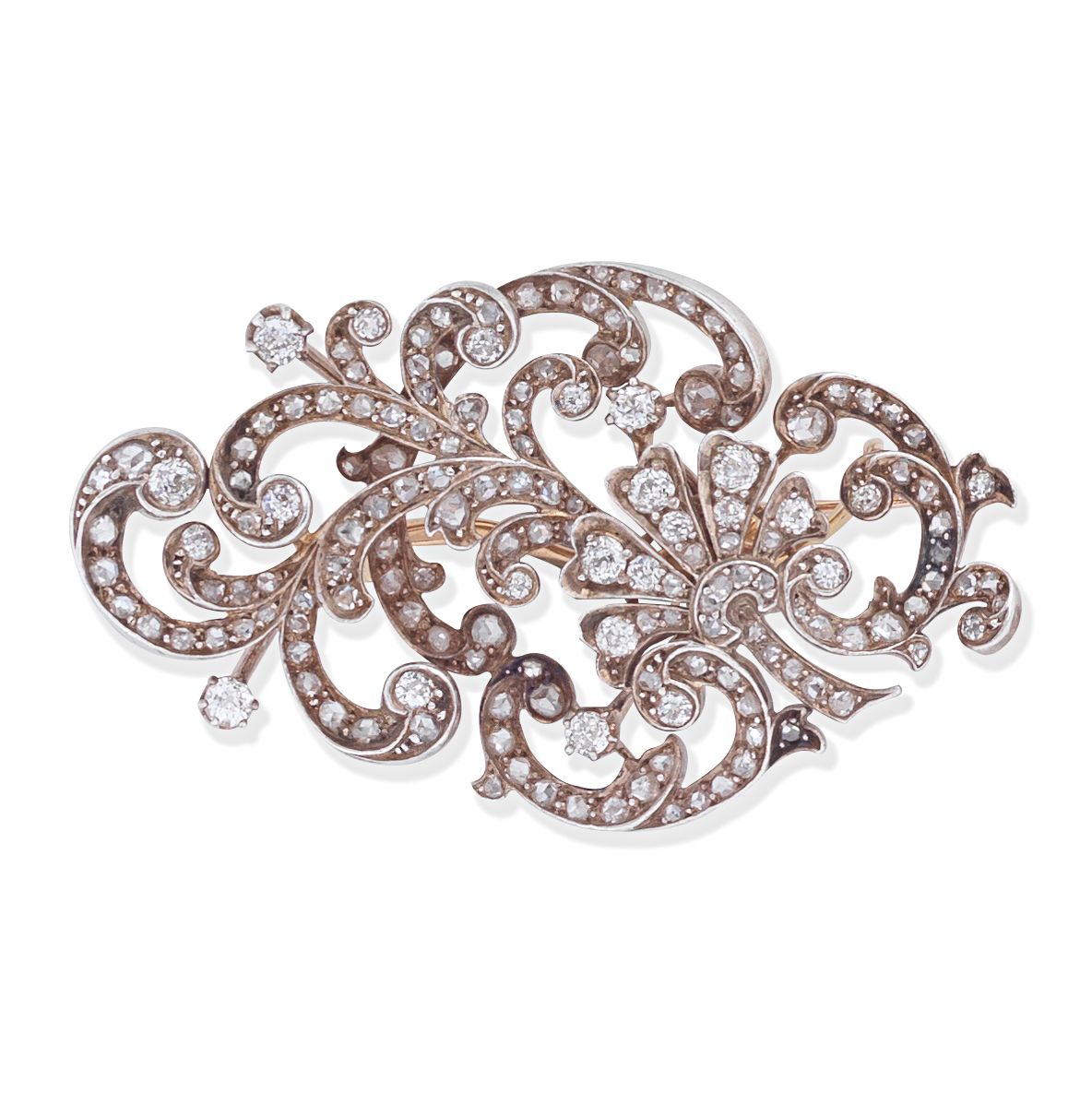 Bonhams : DIAMOND BROOCH