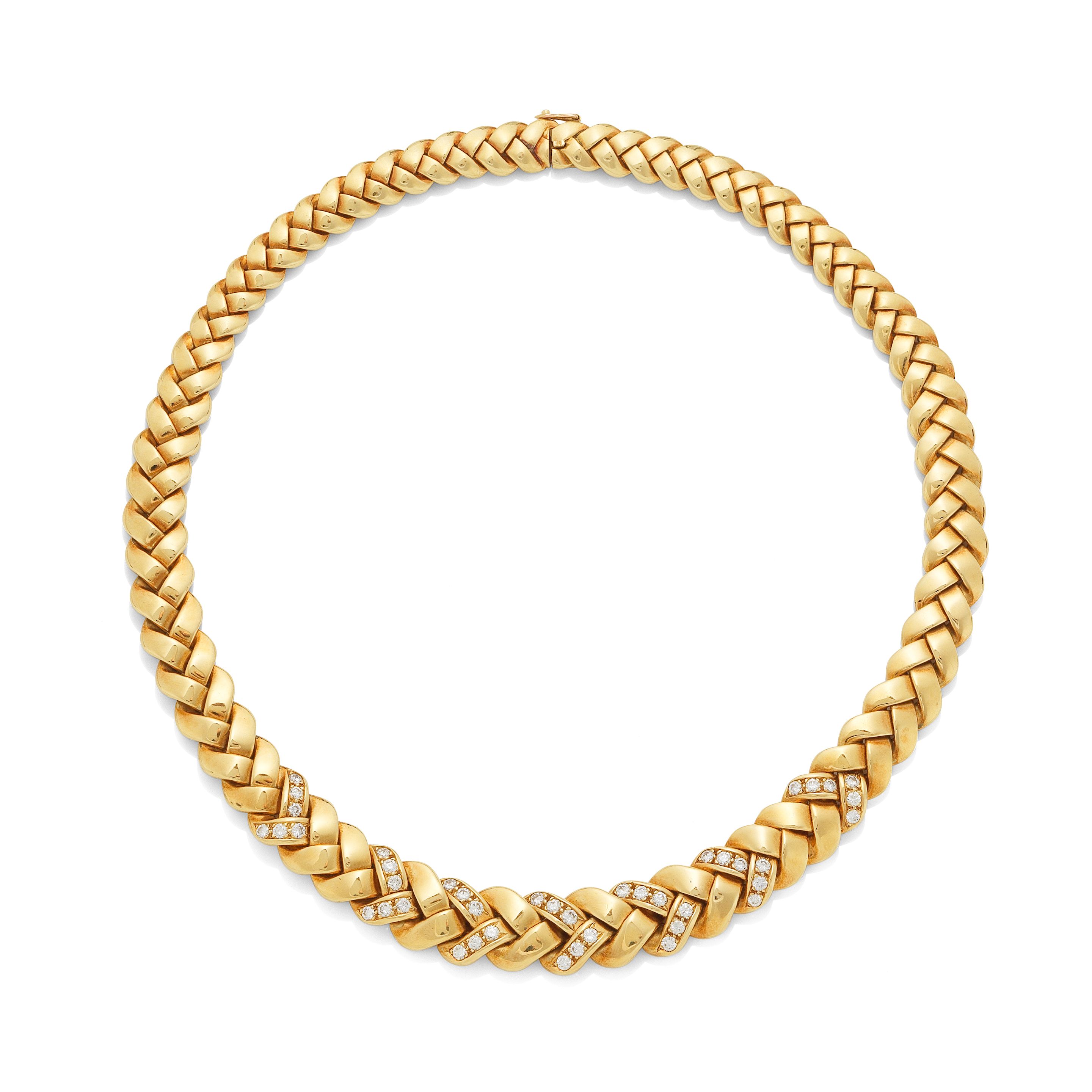 Bonhams : VAN CLEEF & ARPELS DIAMOND-SET NECKLACE