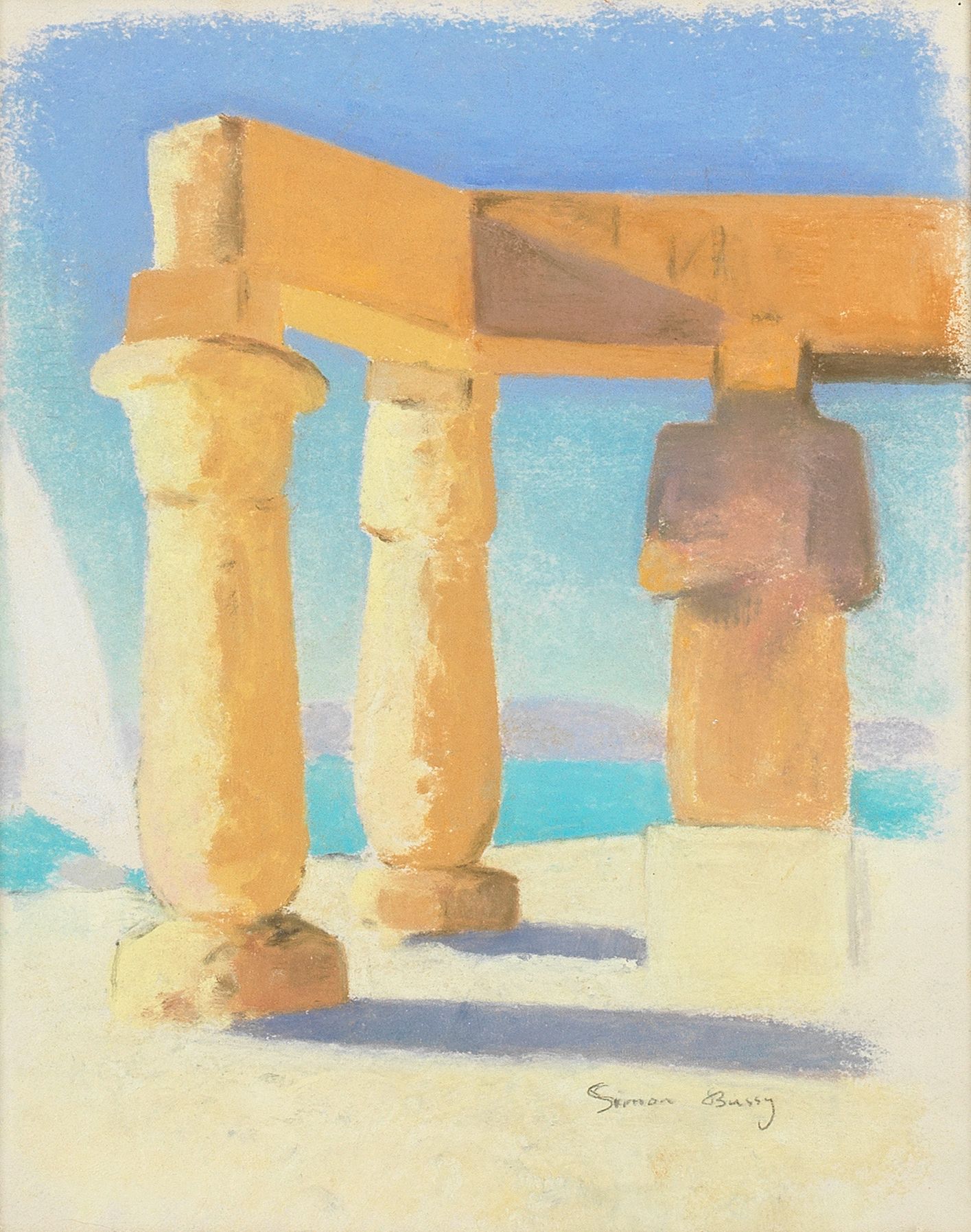 Bonhams : Simon Albert Bussy (British, 1869-1954) Gerf Hussein, Nubia