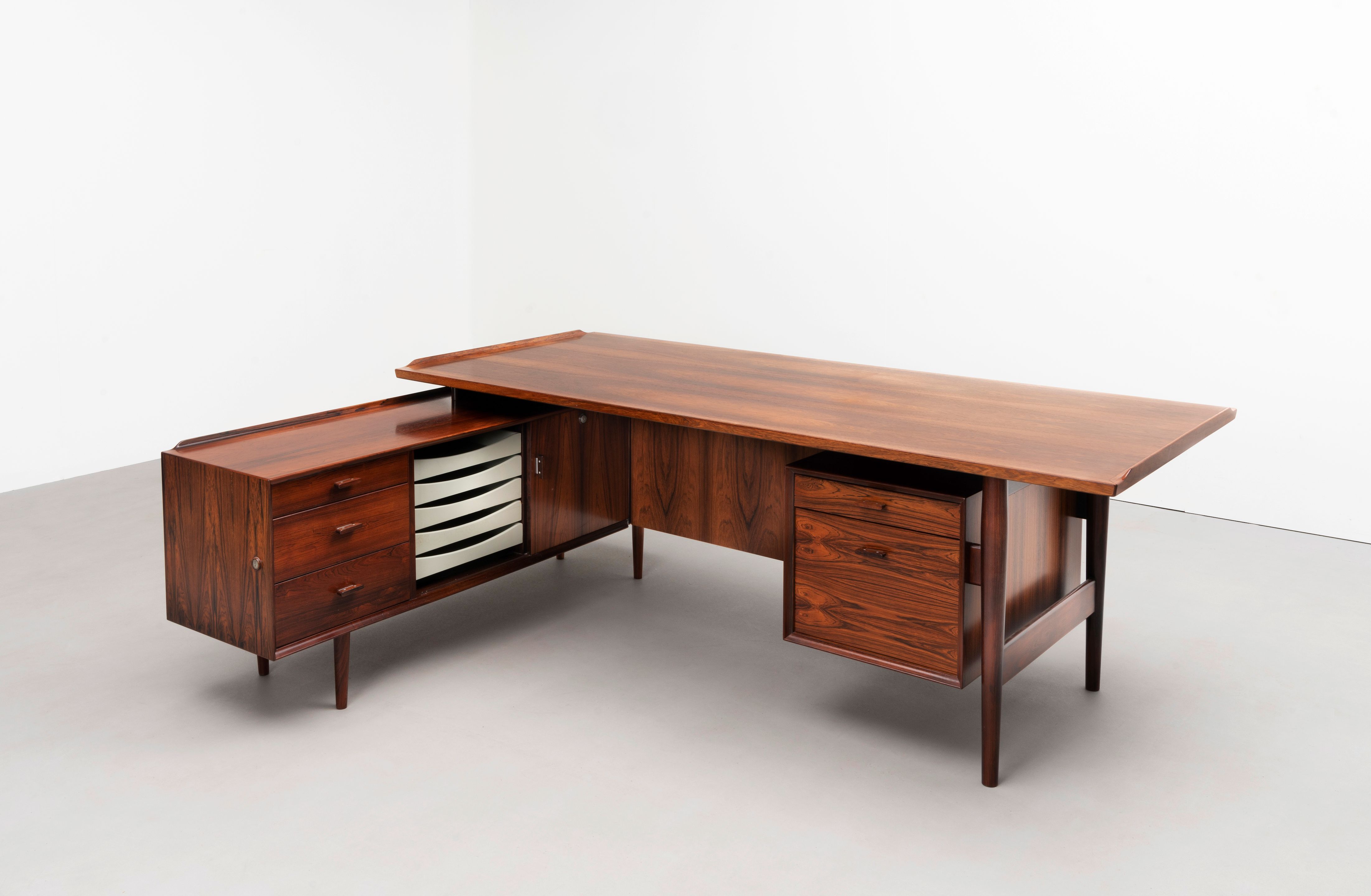 Bonhams : Arne Vodder Desk, model no. 209, 1950s
