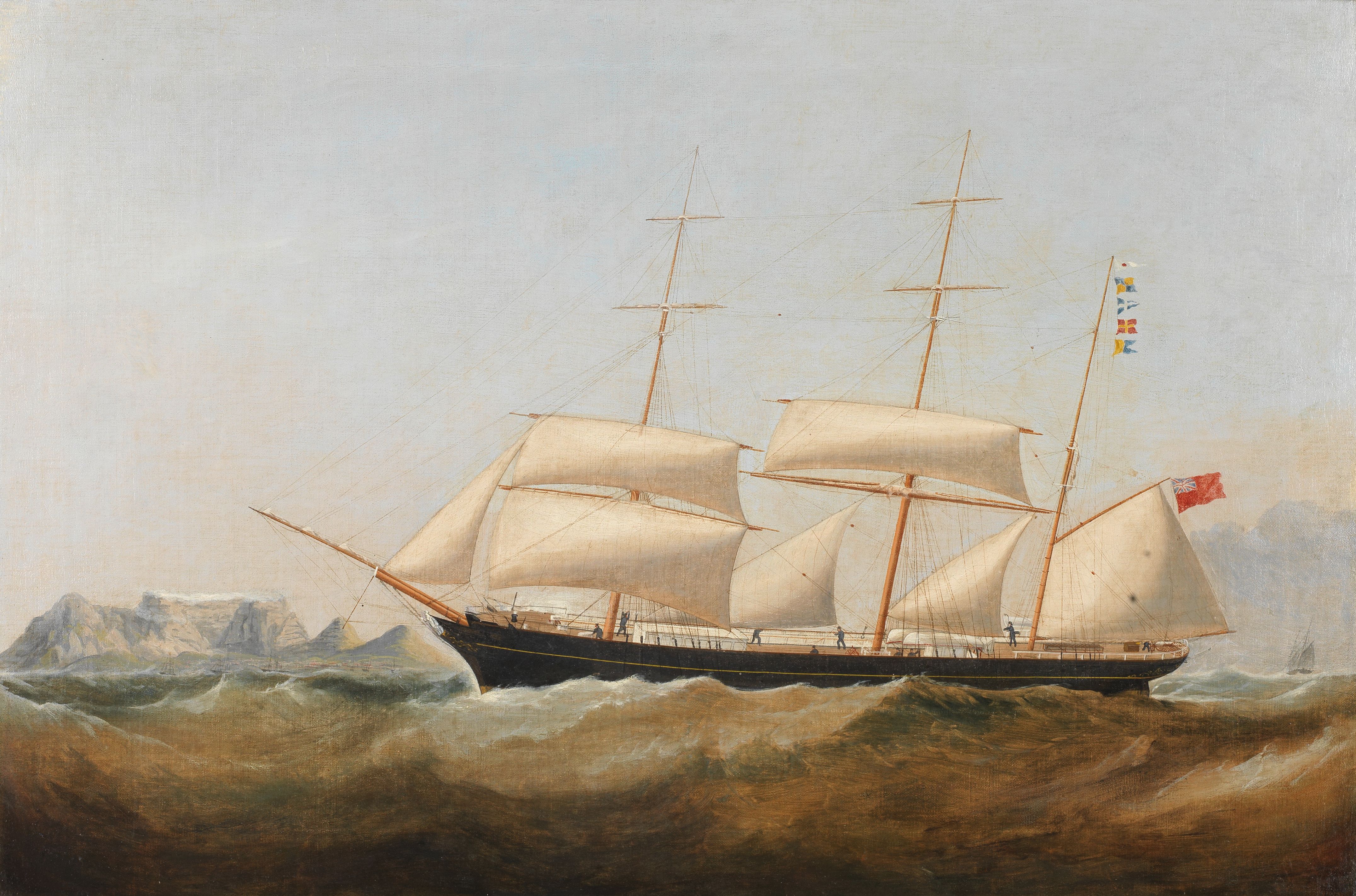 Bonhams : Circle of Samuel Walters (British, 1811-1882) A barque ...