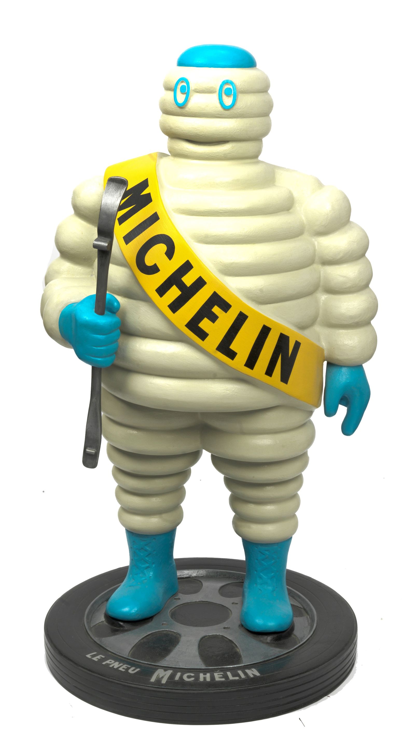 Bonhams Cars : A hand-painted 'Mr Bibendum' standing forecourt figure,