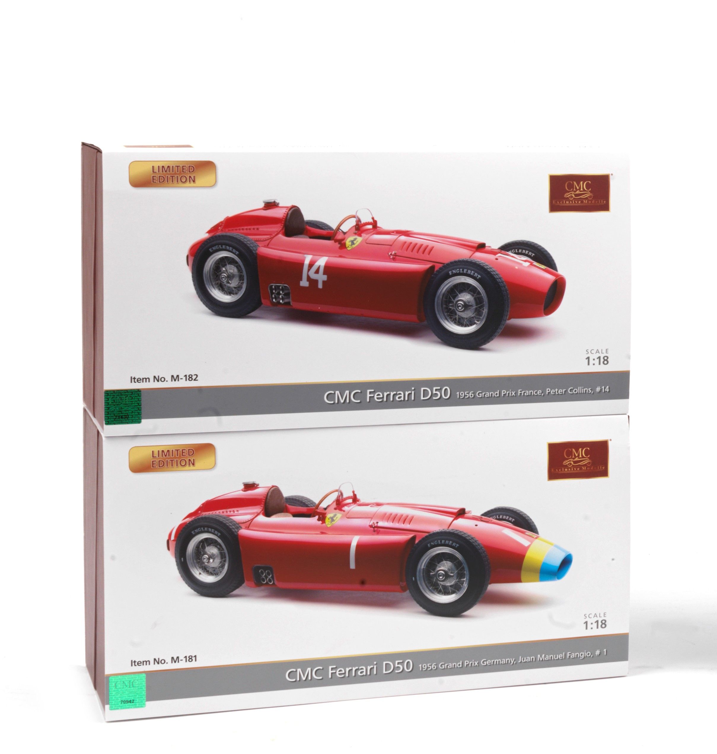 Bonhams Cars : Two boxed 1:8 scale limited edition 1956 Grand Prix ...