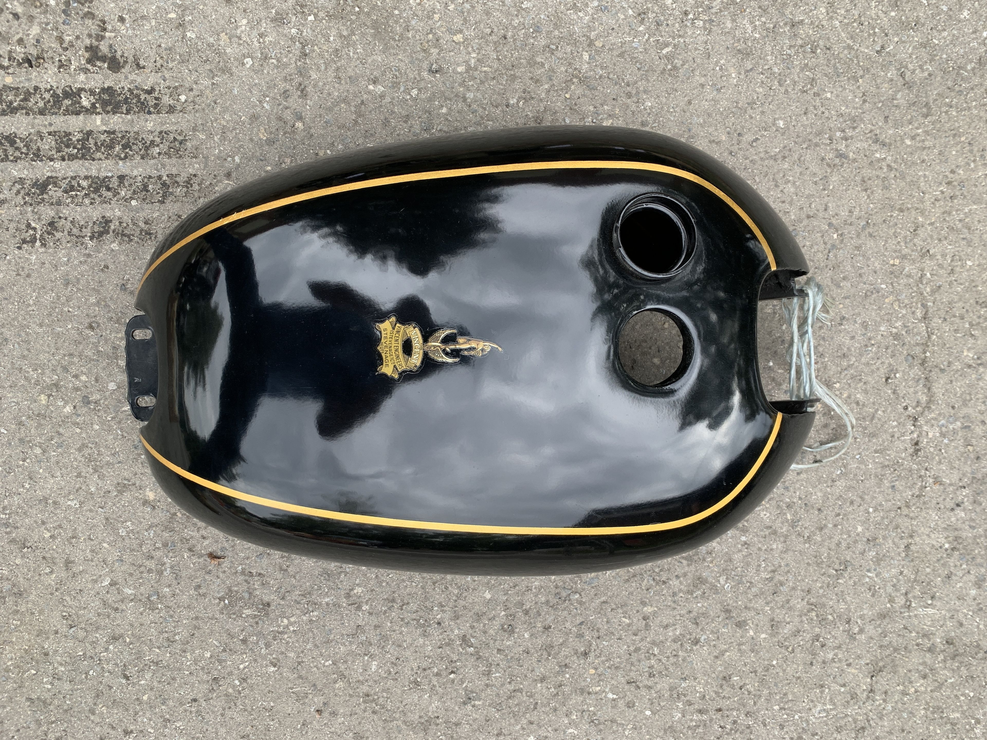 Bonhams Cars : A Vincent Series-C type petrol tank
