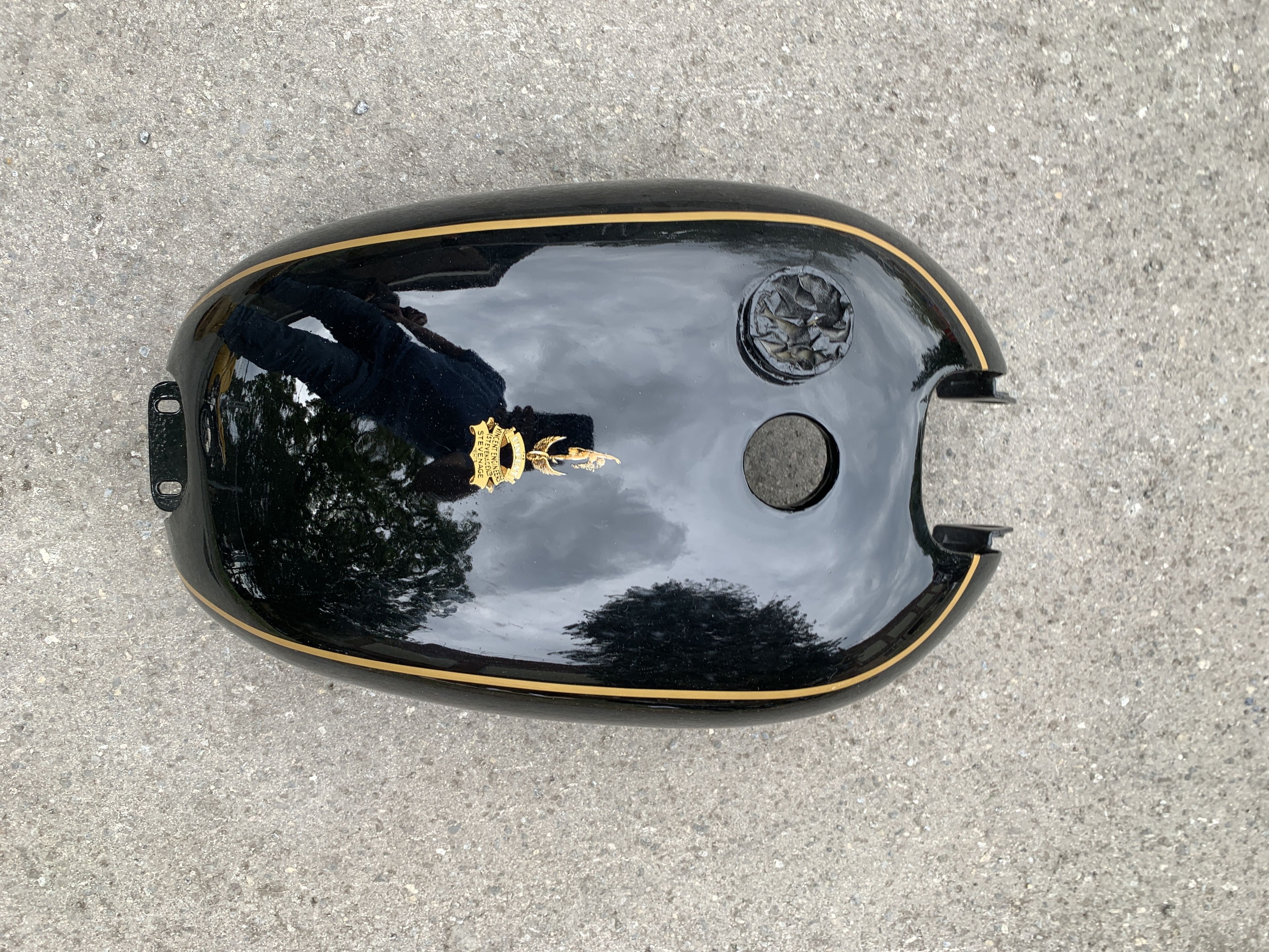 Bonhams Cars : A Vincent Series-C type petrol tank