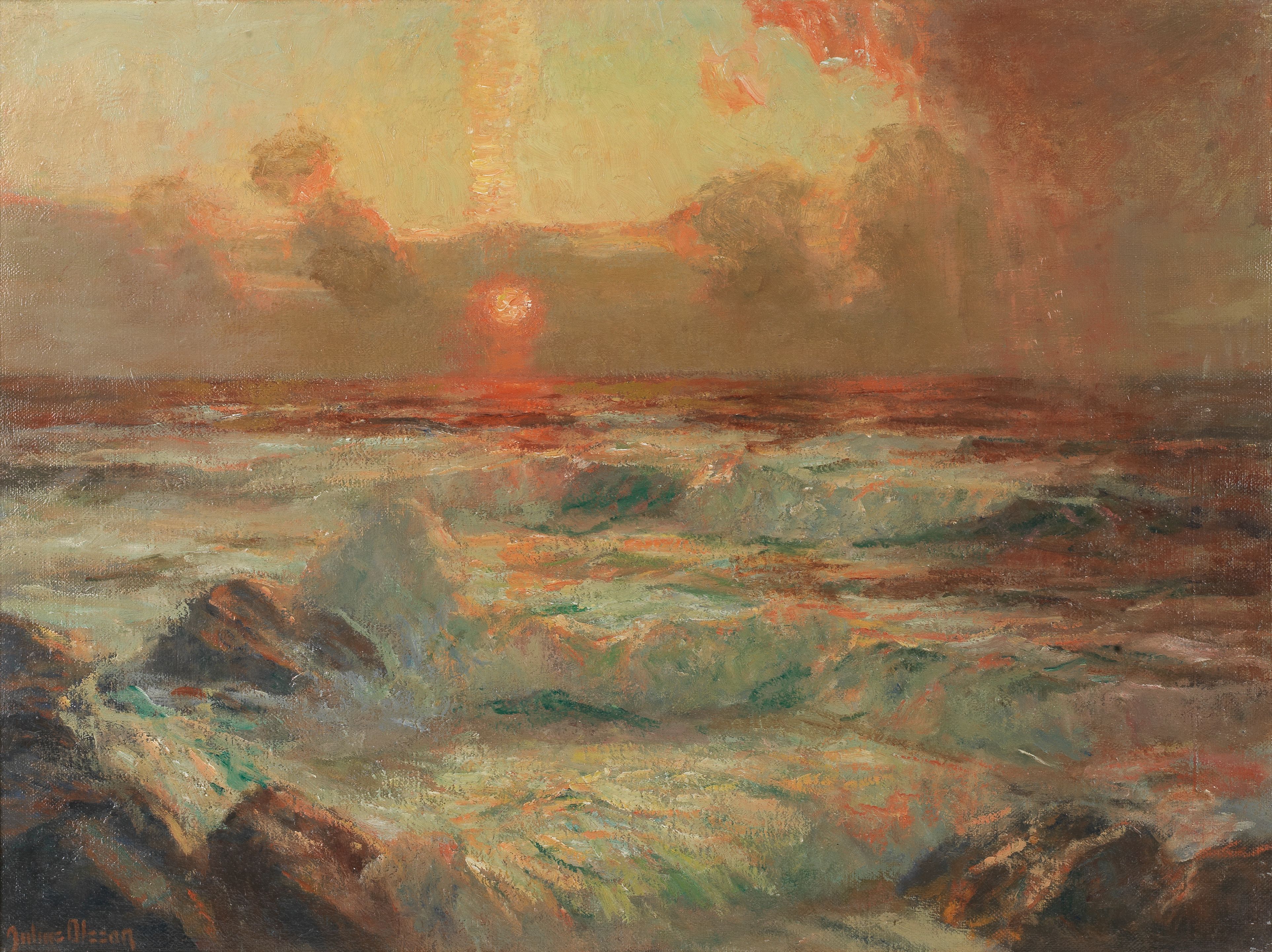Bonhams : Julius Olsson (British, 1864-1942) Golden glow