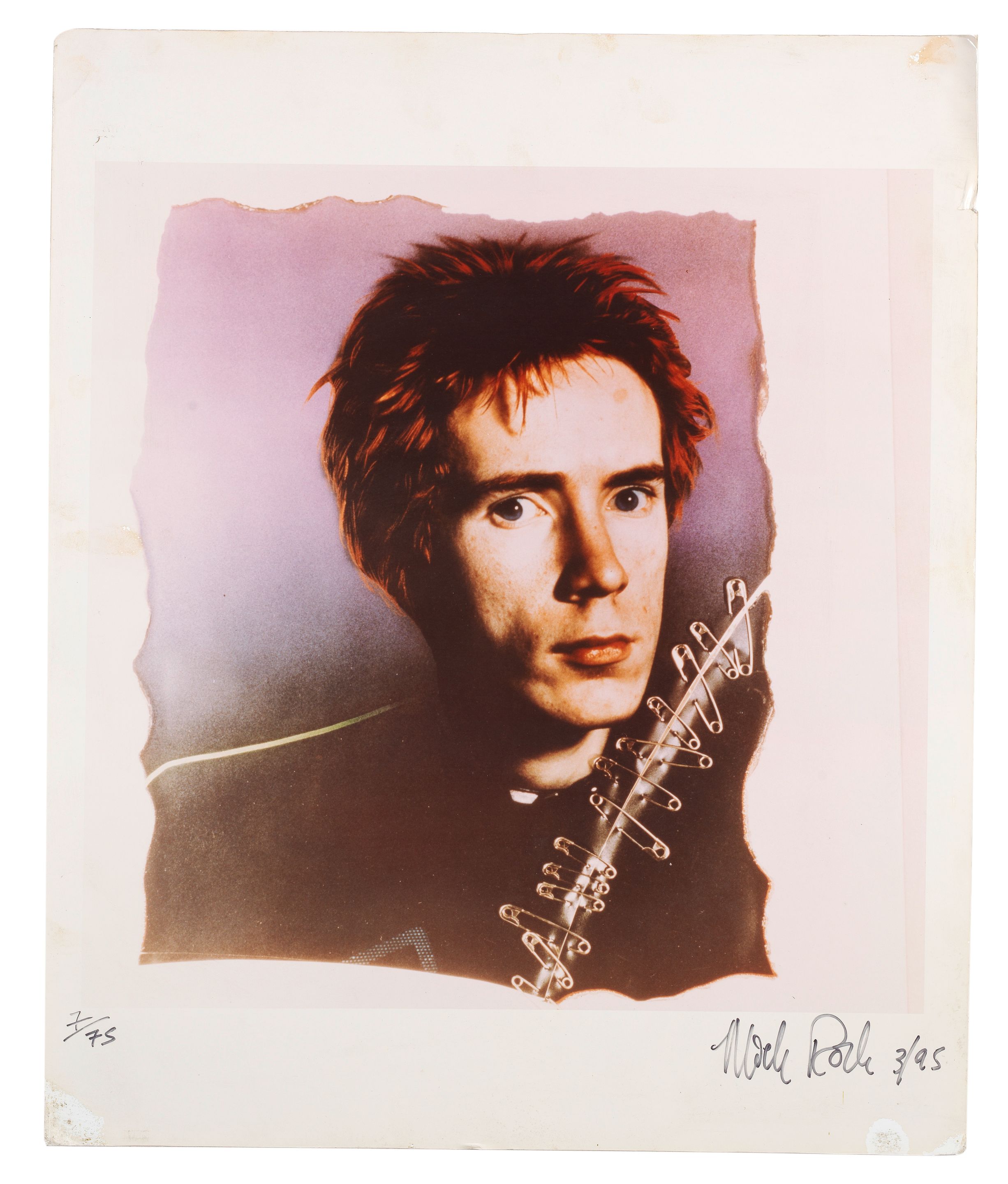 Bonhams : Mick Rock (1948-2021) Johnny Rotten, printed 1990s