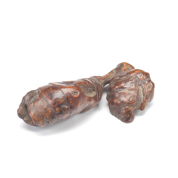 Bonhams : A RUYI-SHAPE BAMBOO ROOT 19th century