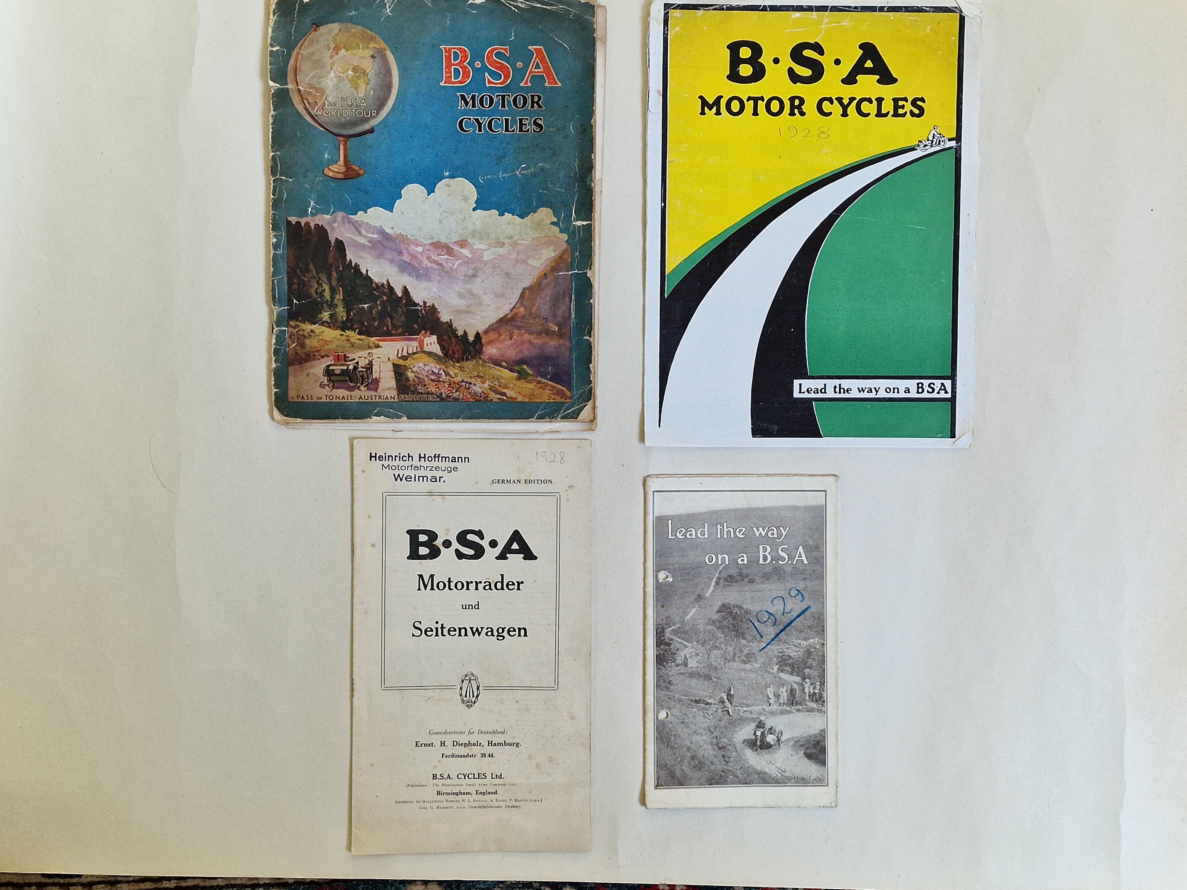 Bonhams Cars : A selection of BSA catalogues and brochures from 1928 ...