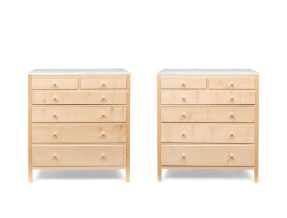 Bonhams : A pair of maple 'Honor' chests Designed by Sir Terence Conran ...