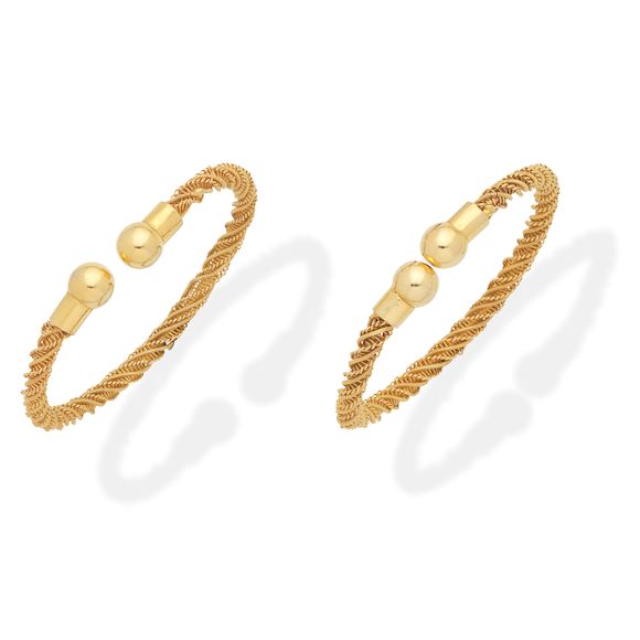Bonhams : TWO BANGLES (2)