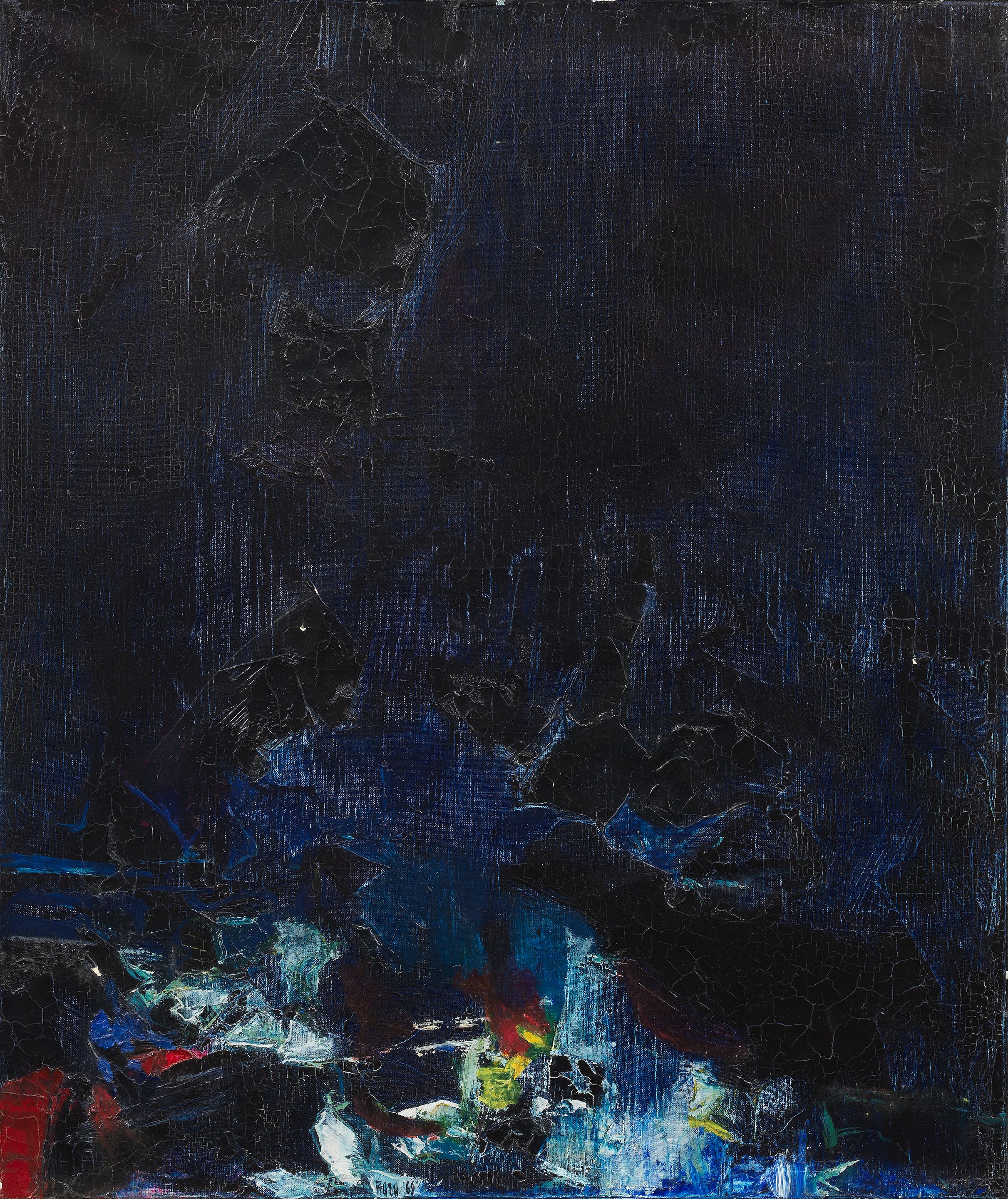 Bonhams : Sayed Haider Raza (Indian, 1922-2016) Les Rochers