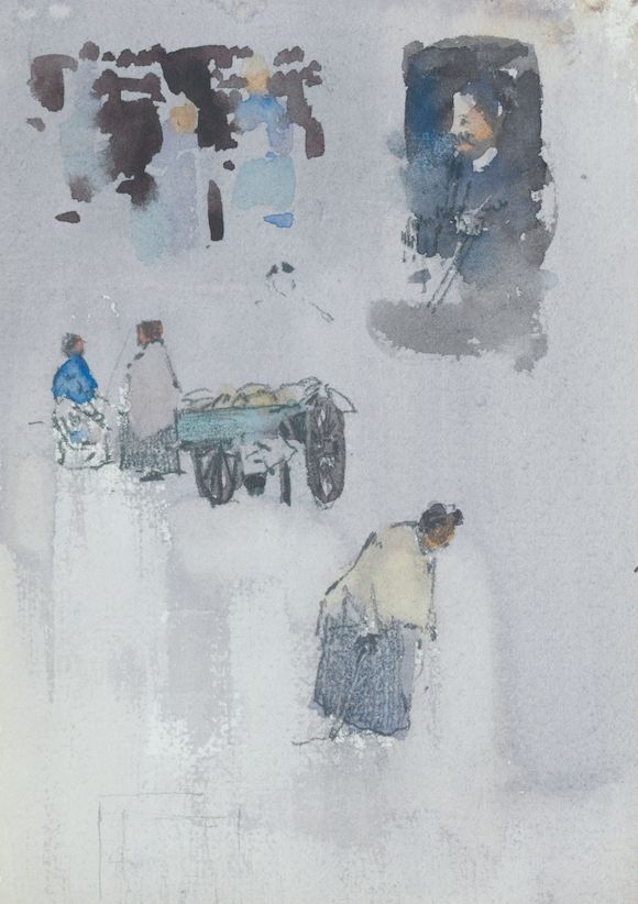 Bonhams : James Watterston Herald (British, 1859-1914) Figure studies ...