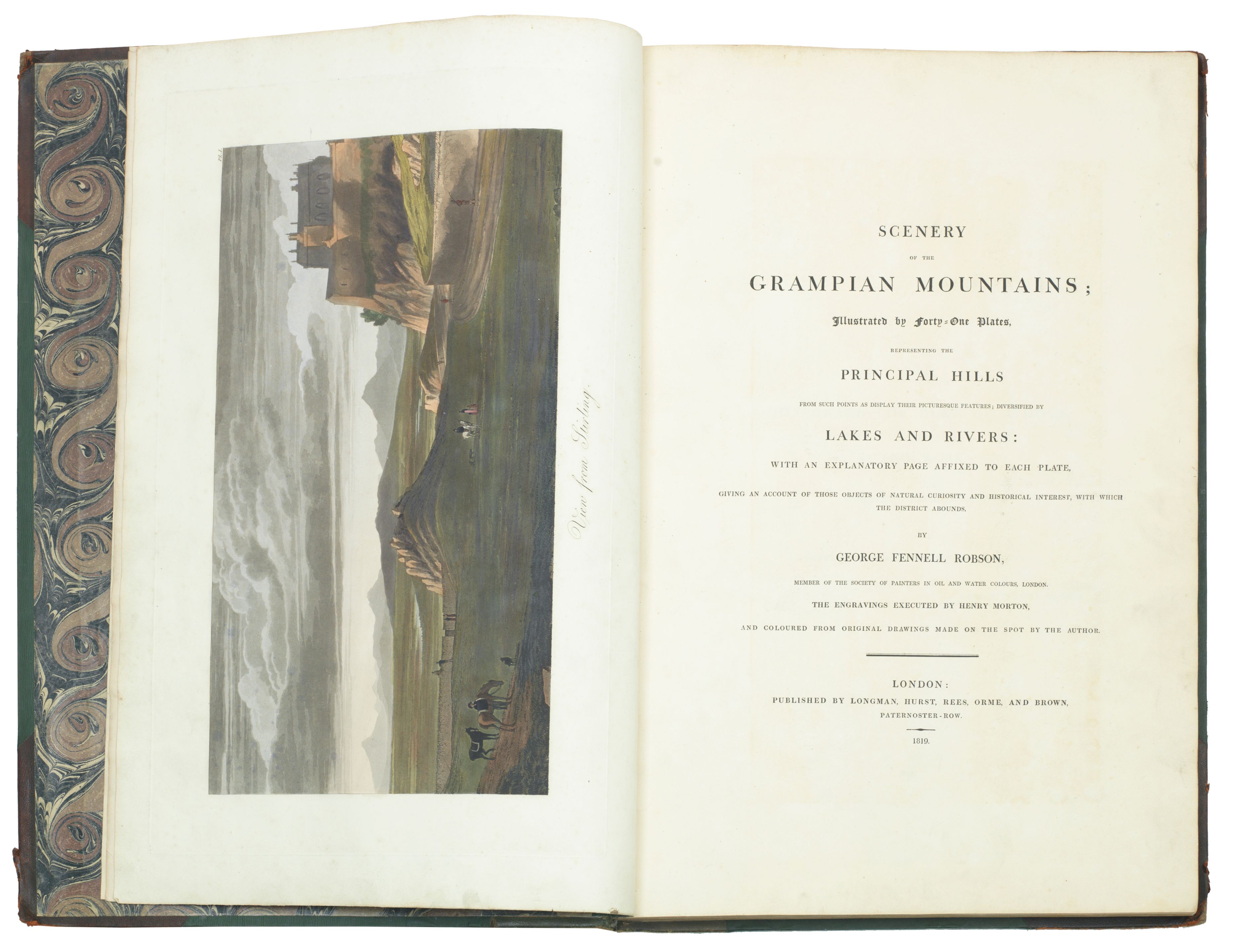Bonhams : ROBSON (GEORGE FENNELL) Scenery of The Grampian Mountains ...