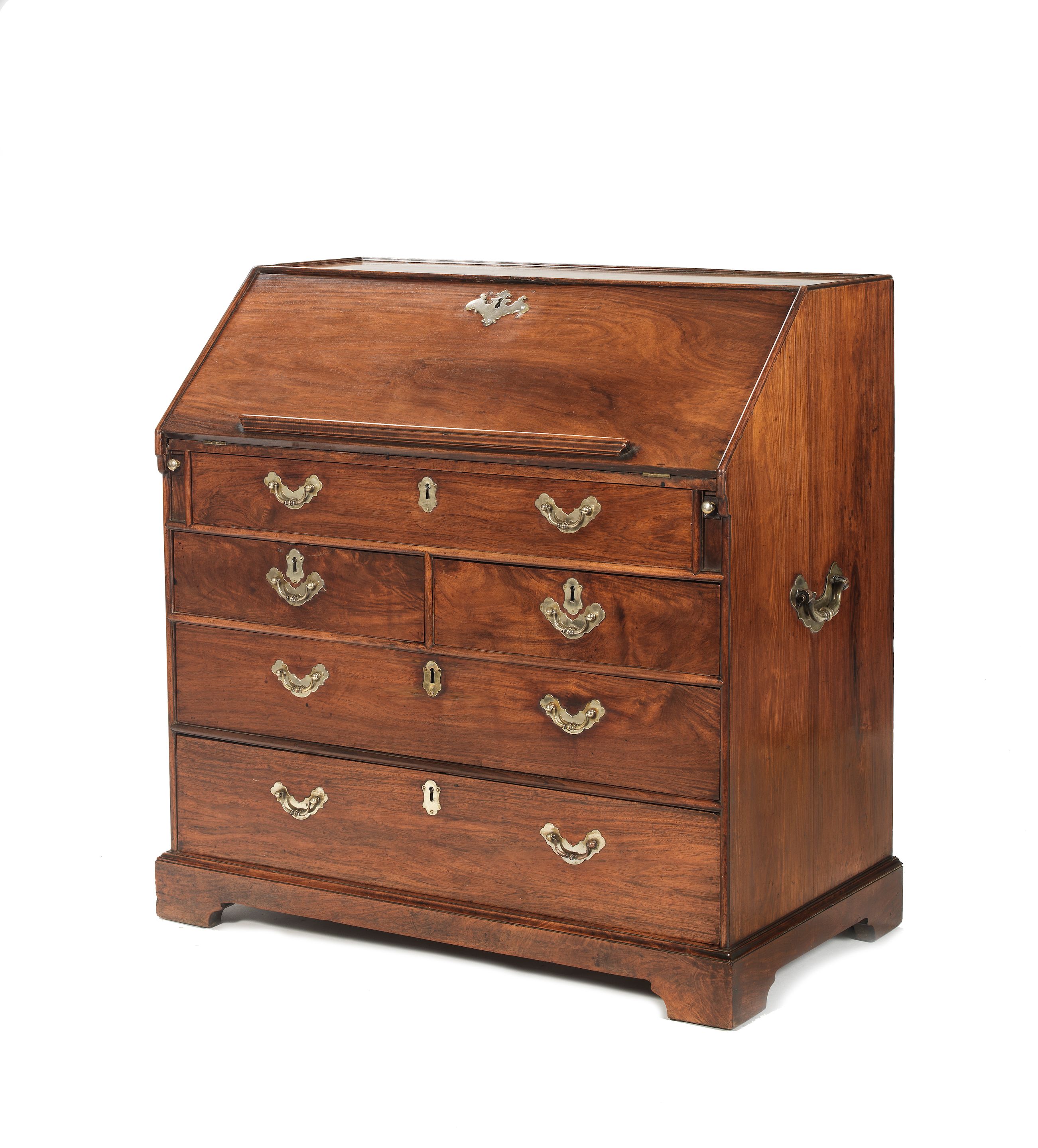 Bonhams : A FINE ANGLO-CHINESE HUANGHUALI AND PADOUK BUREAU 18th century