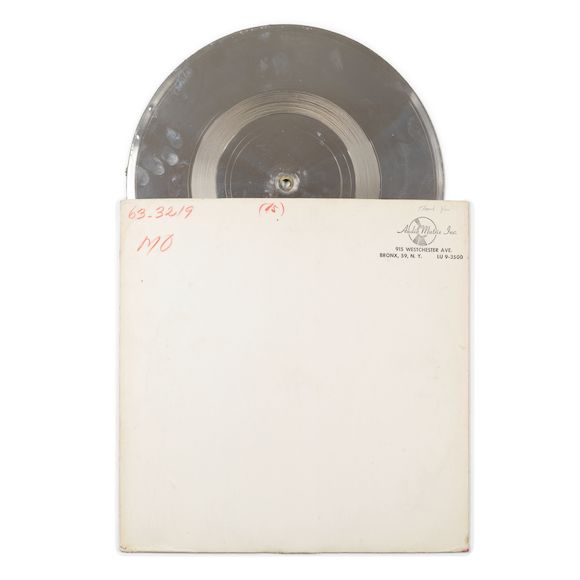 Bonhams : The Beatles: Two 'Metal Master' Discs For The B-Side 'Thank ...