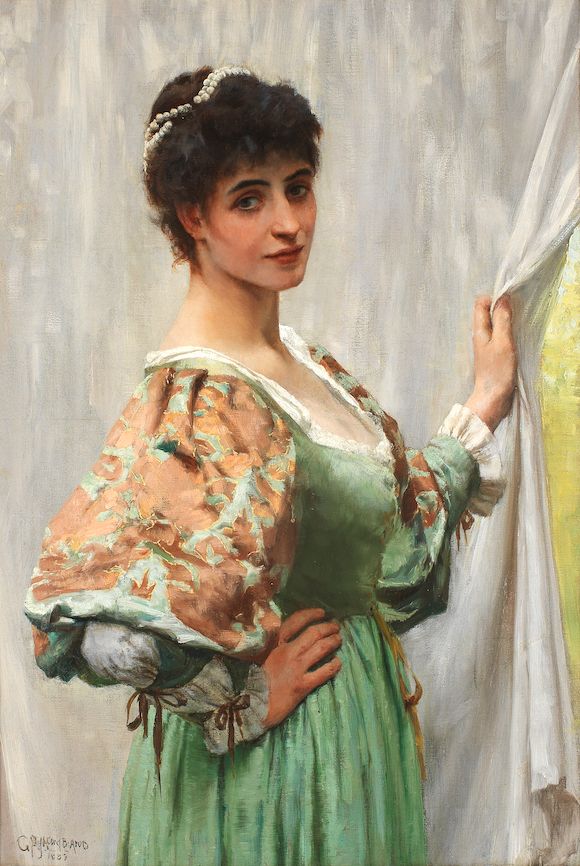 Bonhams : George Percy R. E. Jacomb-Hood (British, 1857-1929) The lady ...