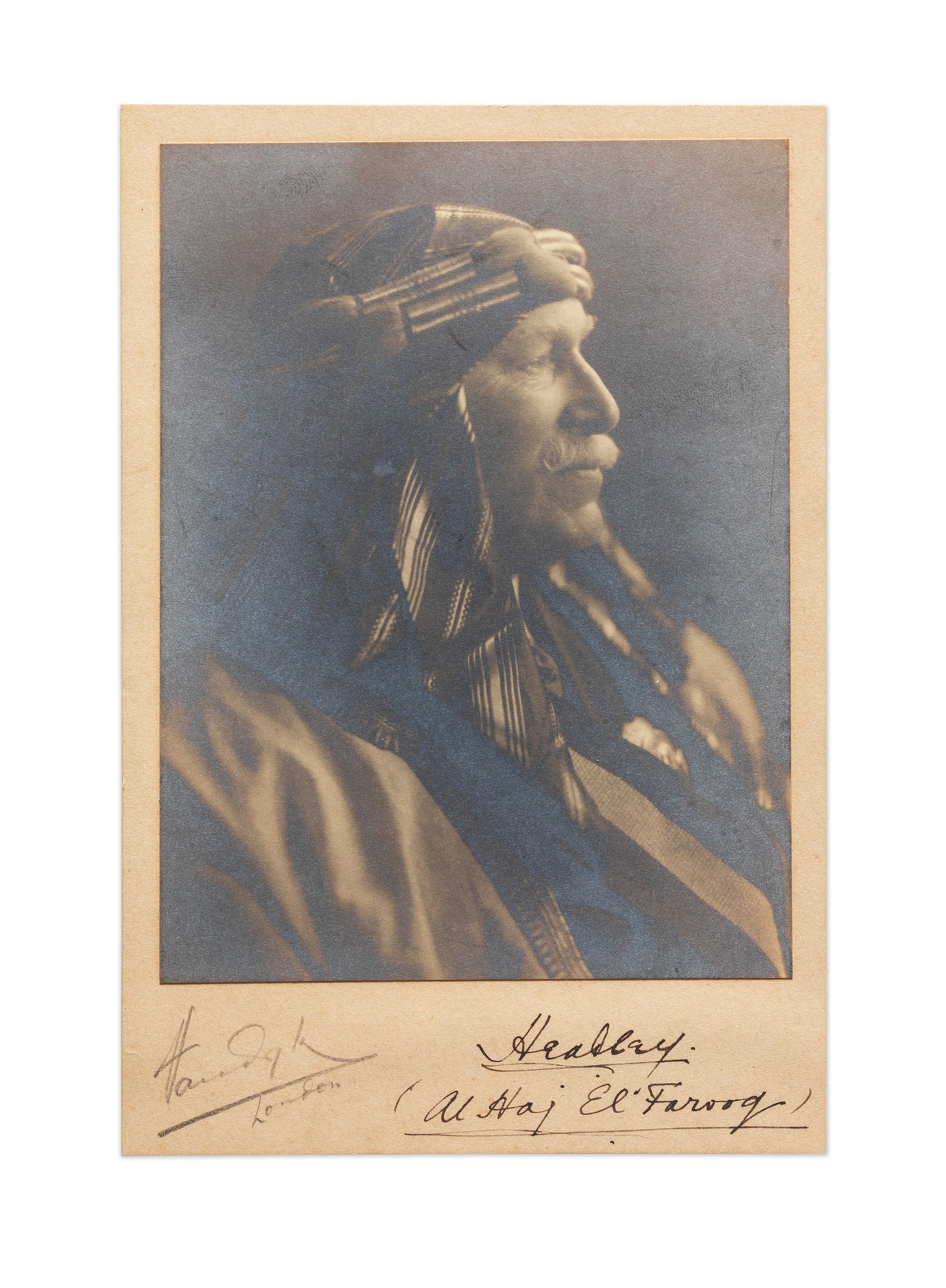 Bonhams : A signed photograph of Lord Headley by C. Vandyk London ...