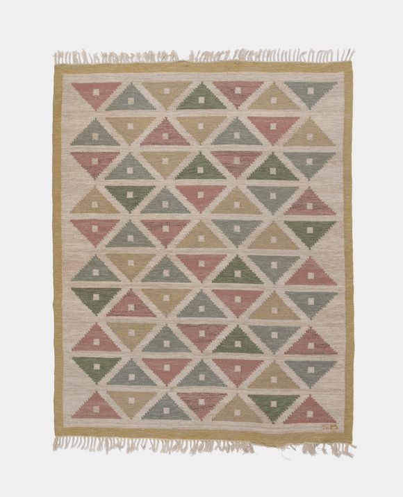 Bonhams : Sigvard Bernadotte 'Harlequin' rug, 1940s-1950s