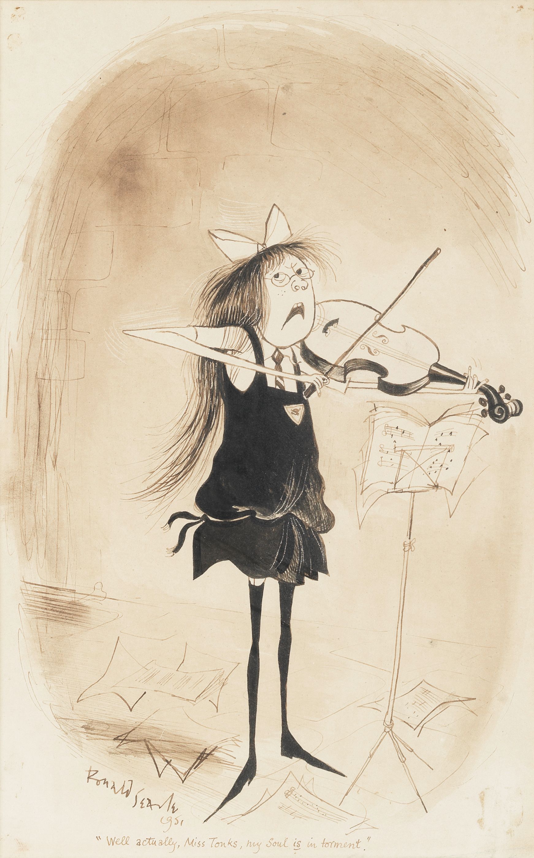 Bonhams : SEARLE (RONALD) Well actually, Miss Tonks, my soul is in ...