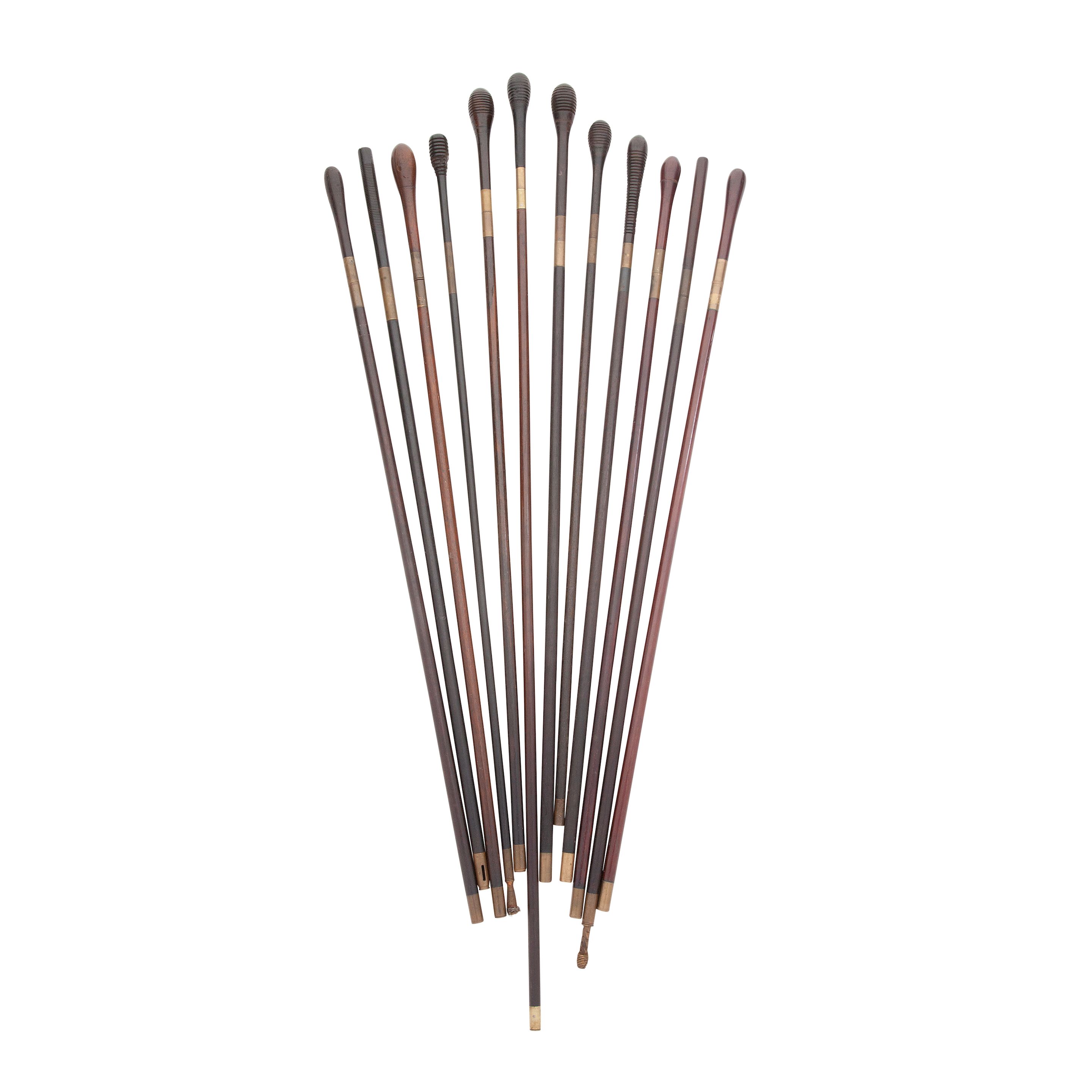 Bonhams : Twelve Brass-Mounted Cleaning Rods For Vintage Breech-Loading ...