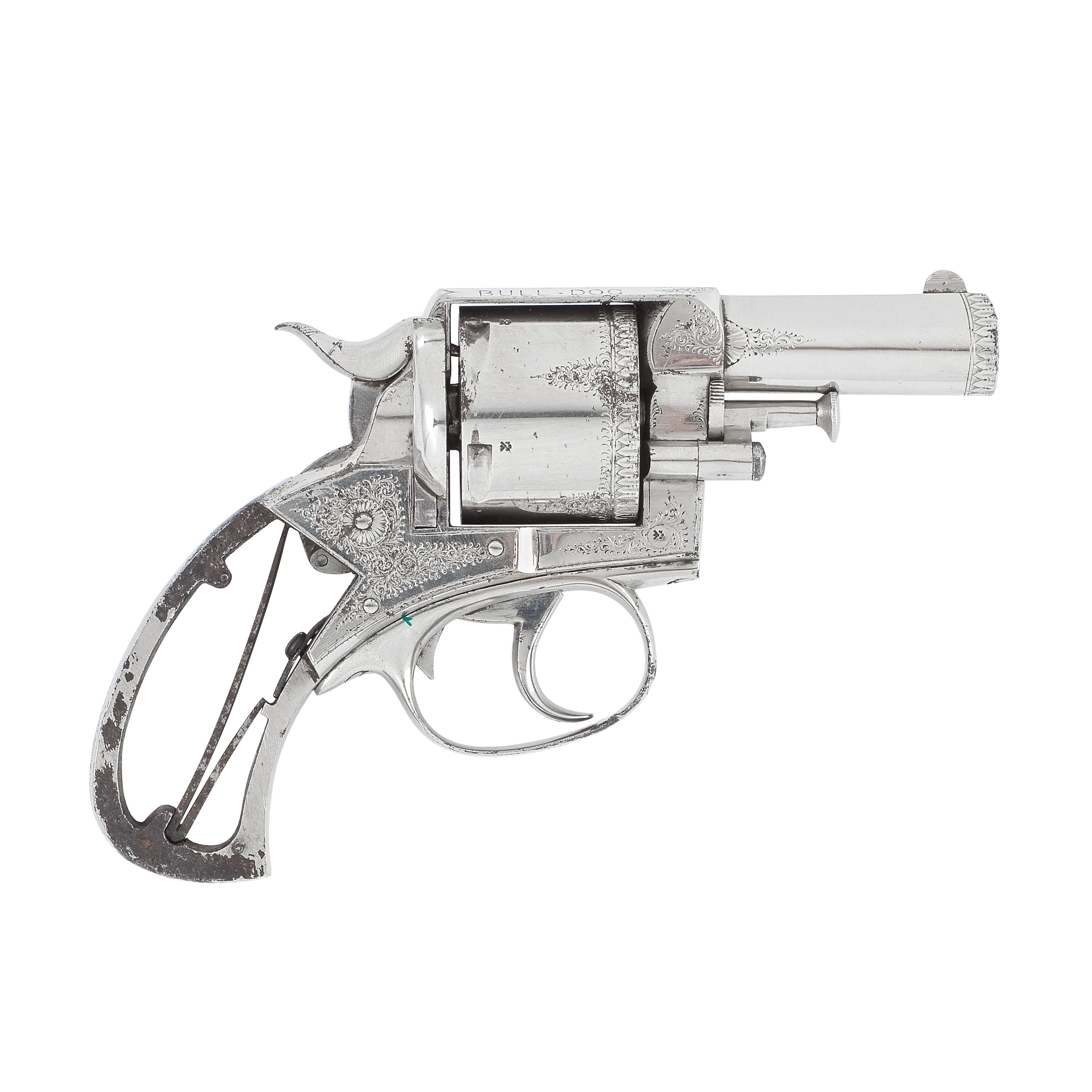 Bonhams : A .450 (C.F.) 'No. 2 The British Bull Dog' revolver by Webley ...